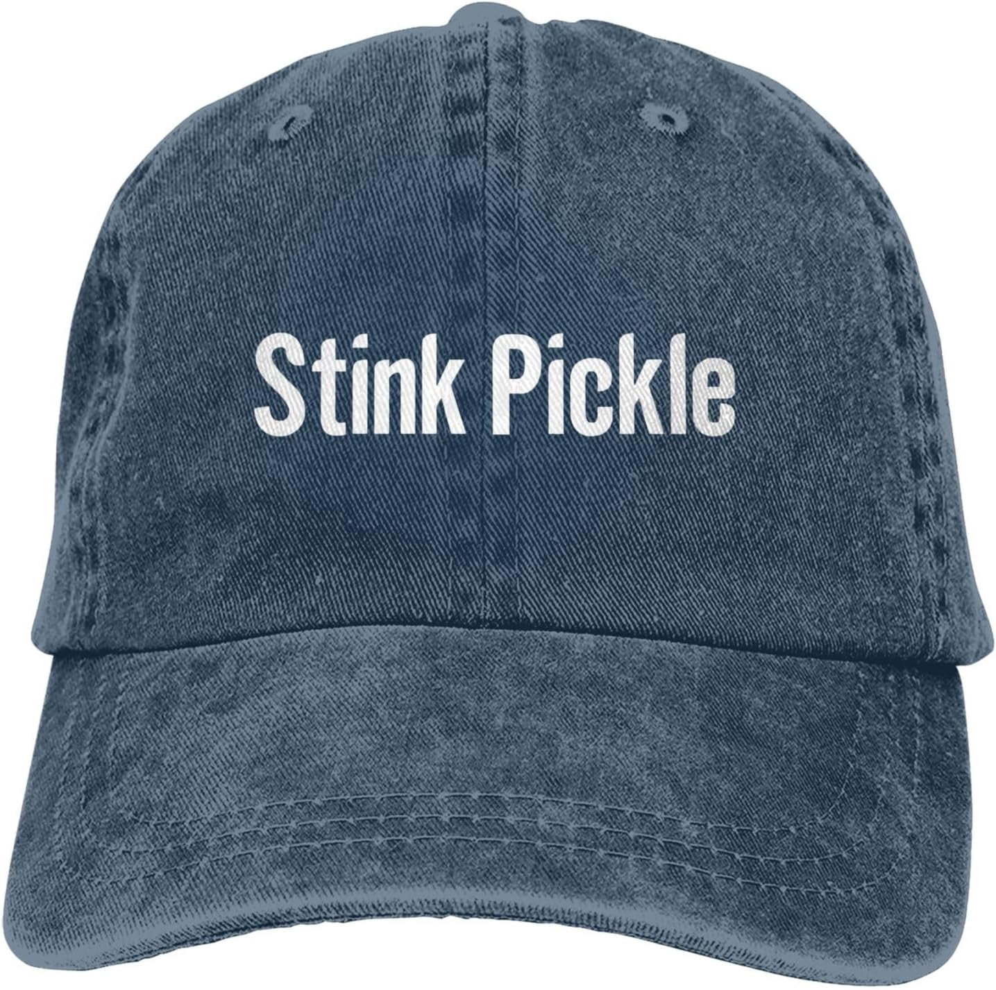 Stink Pickle Funny Hat Adjustable Denim Baseball Cap Black Dad Hat Men ...