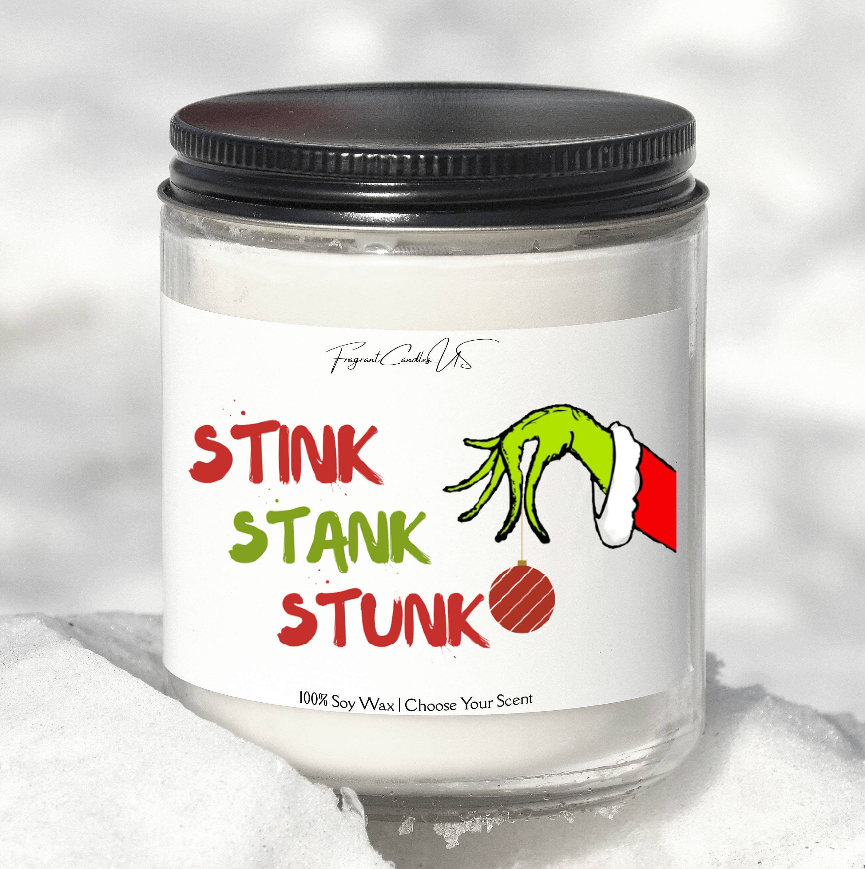 Stink stank stunk, Christmas candles, The Grinch,Christmas gift, Grinch ...