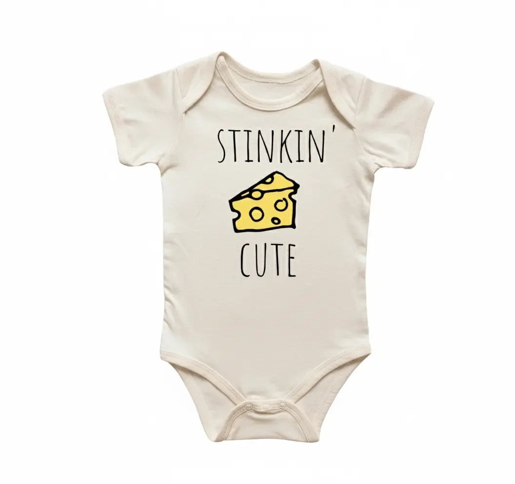 Stinkin Cheese Newborn Gift Baby Bodysuit - Walmart.com