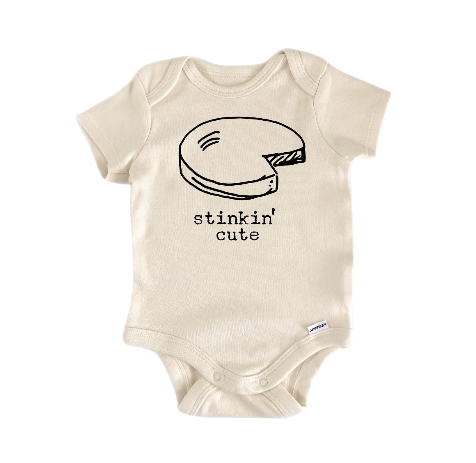 Stinkin Cute Cheese Wheel - Baby Boy Girl Clothes Infant Bodysuit Funny ...