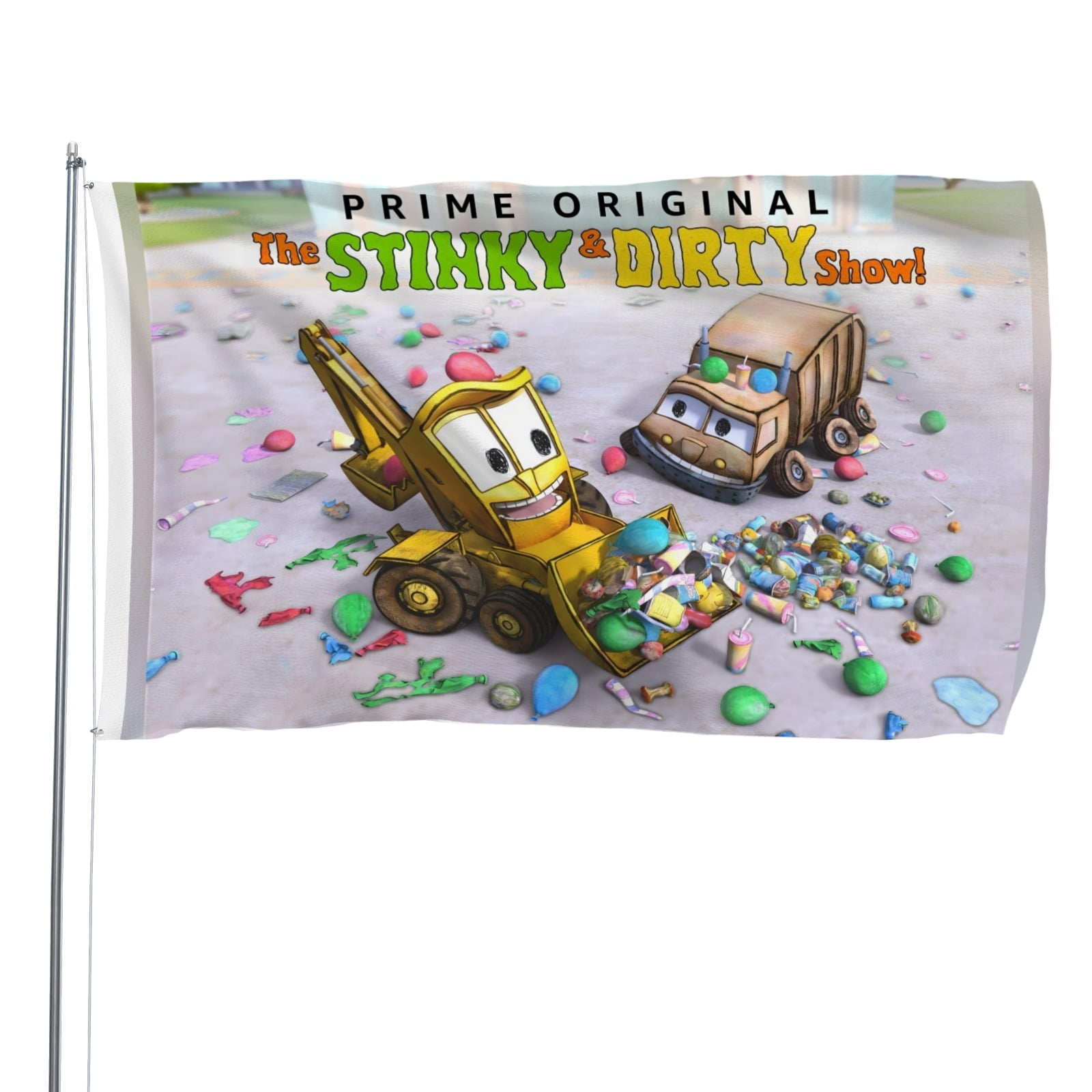 Stinky and Dirty-themed Printed Flag Perfect gift for fans, friends ...
