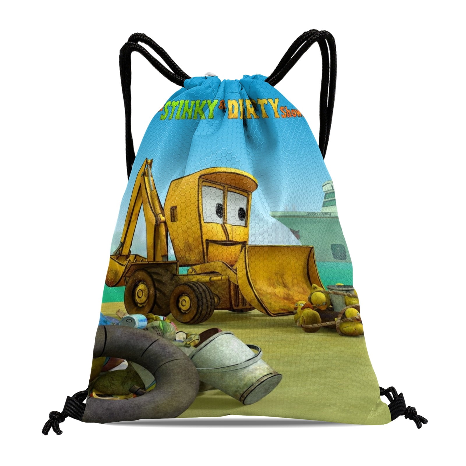 Stinky and Dirty Drawstring Backpack Bag Party Favors Goodies Merch Gym ...