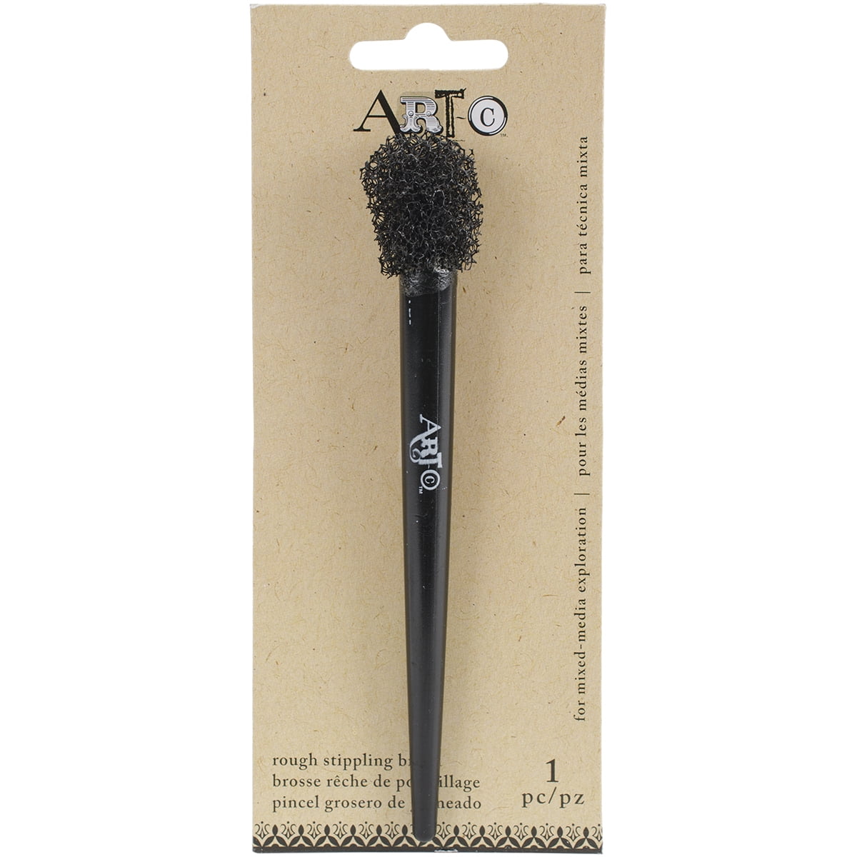 Art-c small rough stippling brush (Available in a pack of 24) - Walmart.com