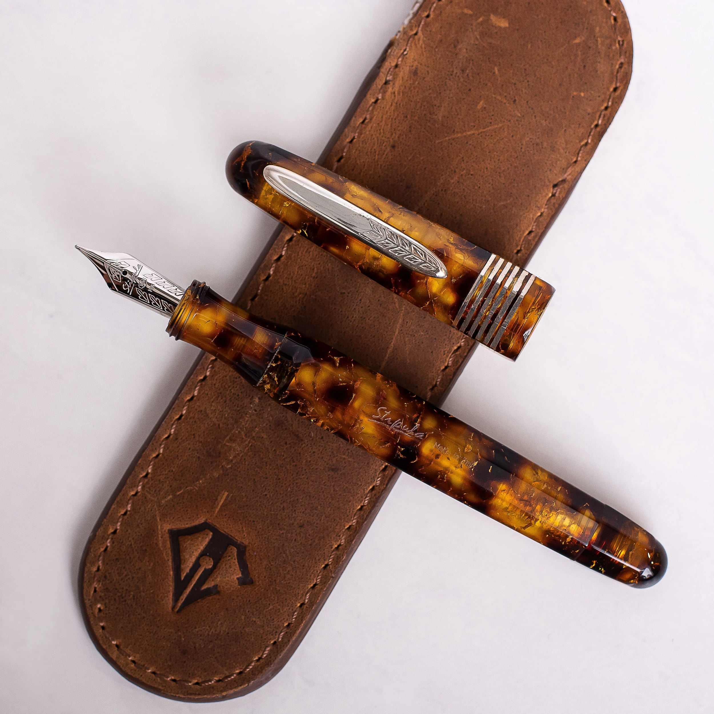 Stipula Etruria Faceted Miele Selvatico Fountain Pen - Walmart.com
