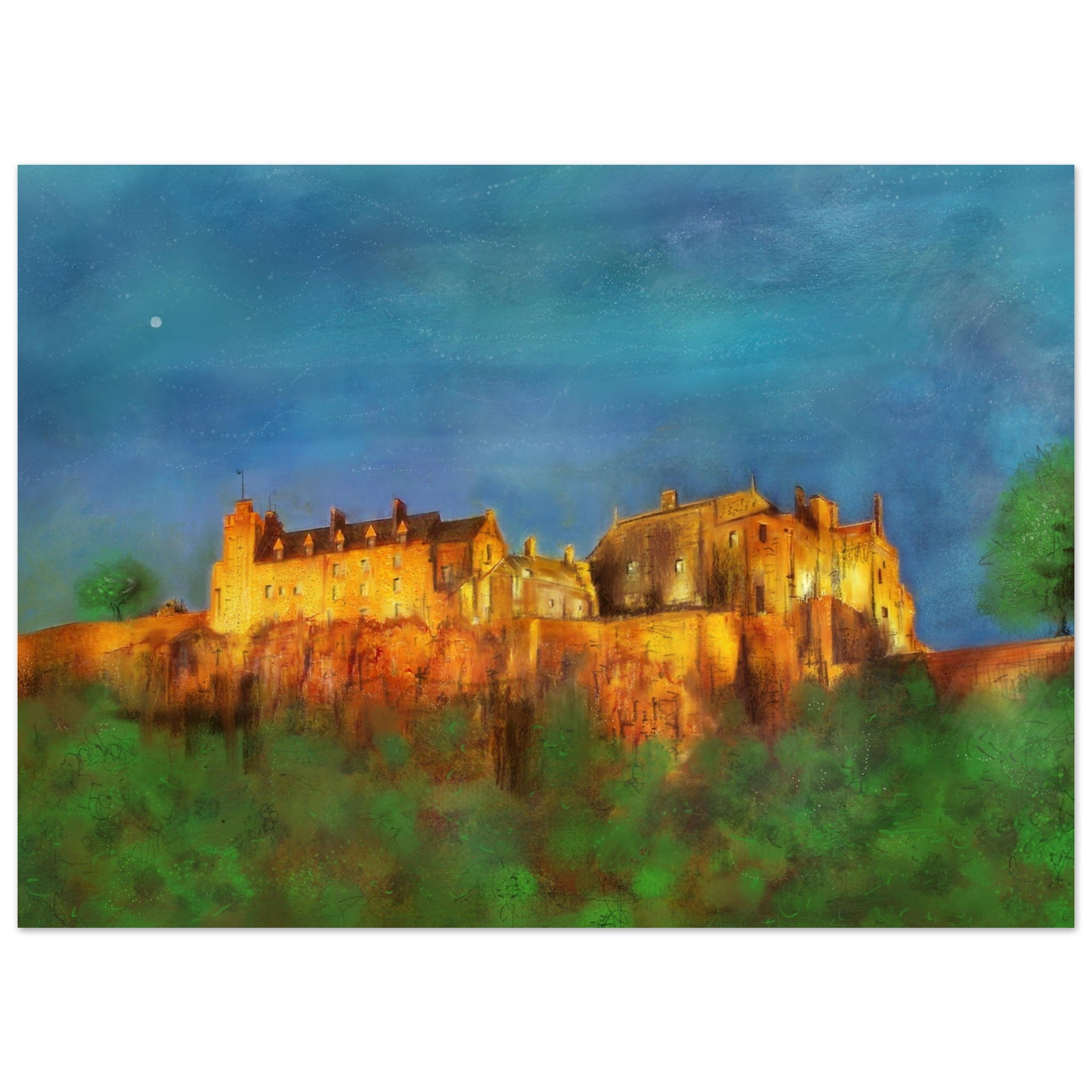 Stirling Castle | Signed Fine Art Prints By Scottish Artist Hunter ...