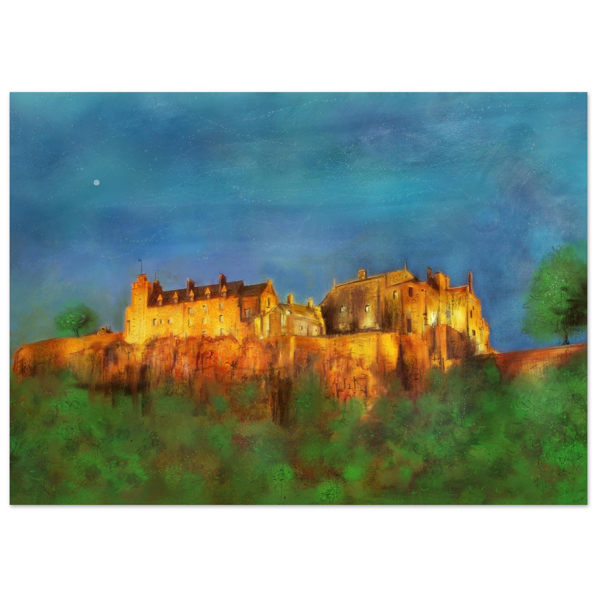 Stirling Castle | Signed Fine Art Prints By Scottish Artist Hunter ...