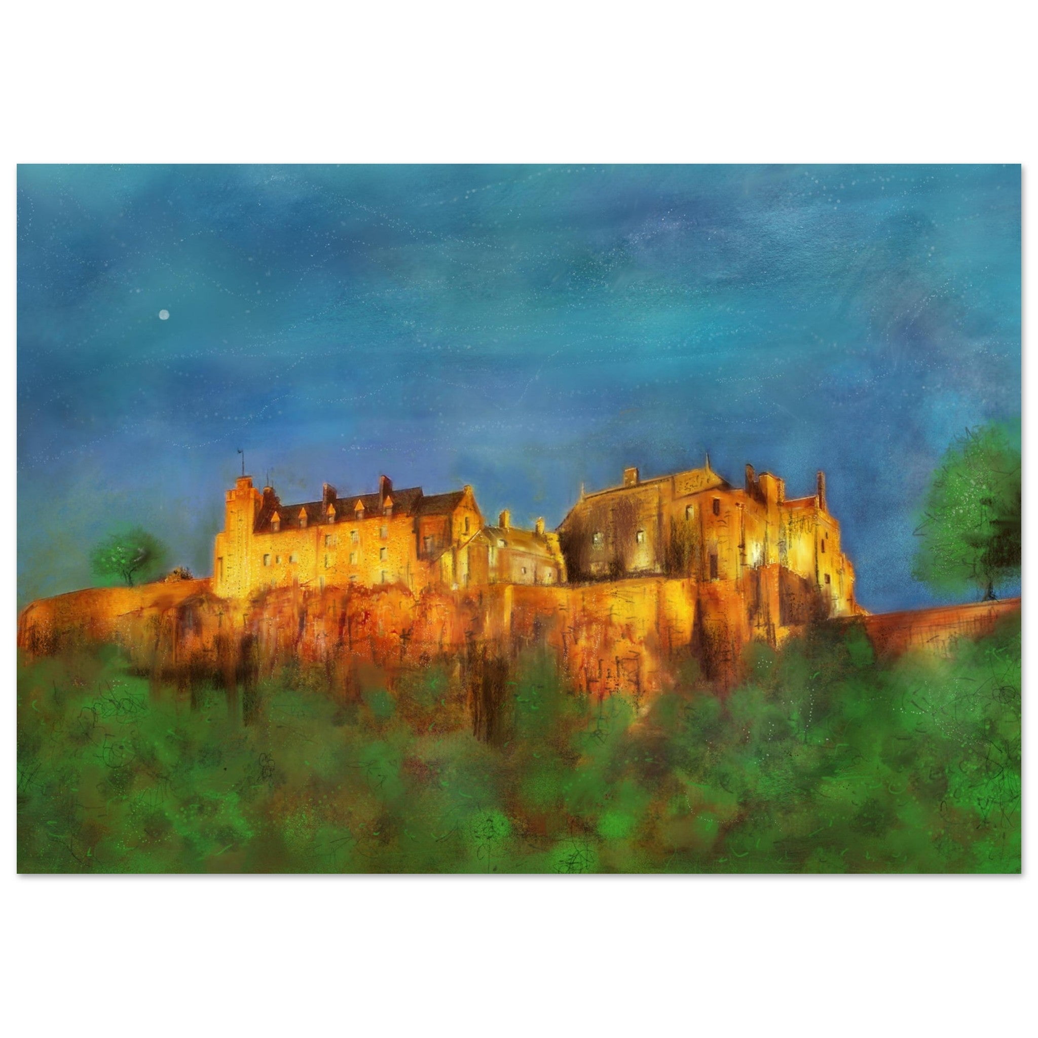 Stirling Castle | Signed Fine Art Prints By Scottish Artist Hunter ...