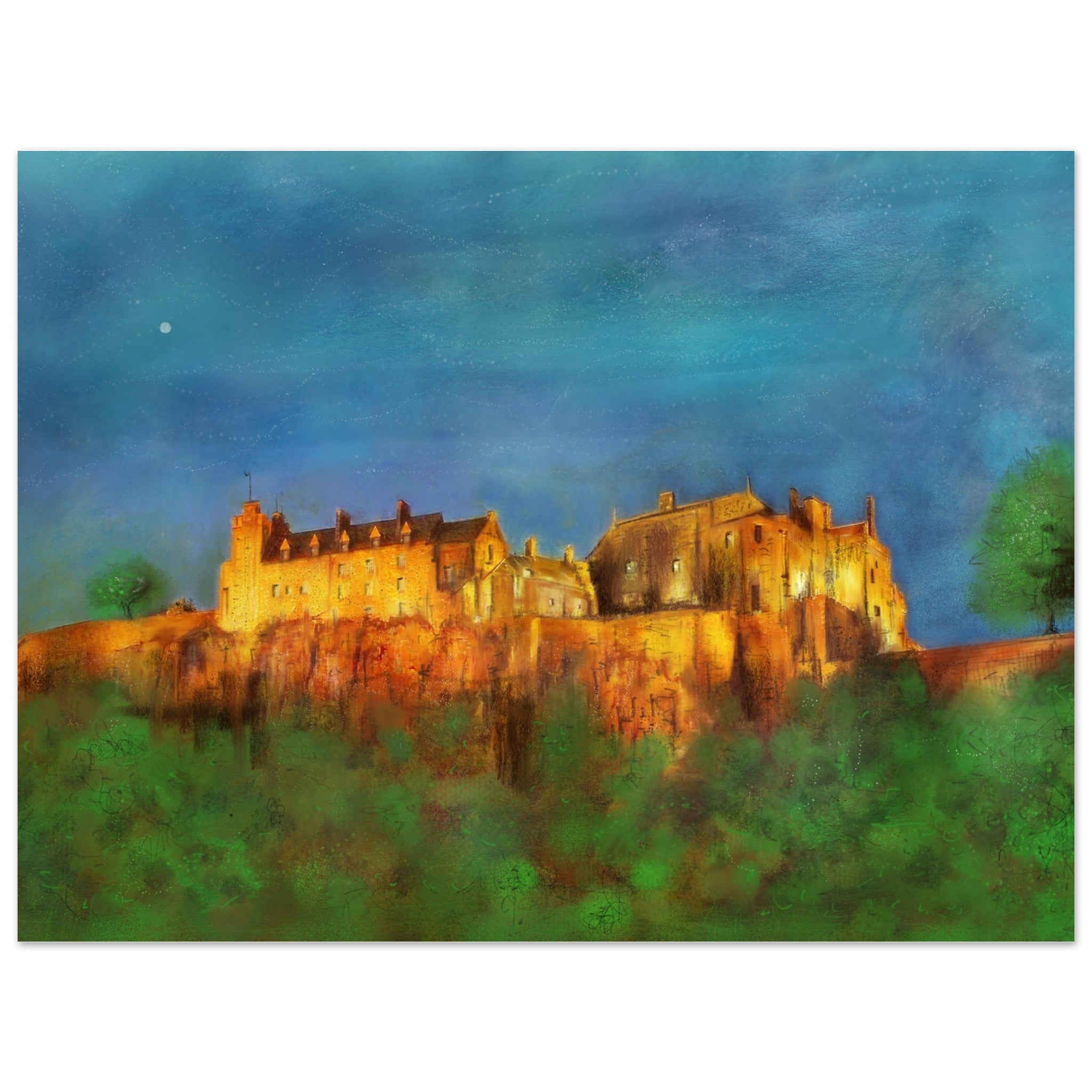 Stirling Castle | Signed Fine Art Prints By Scottish Artist Hunter ...