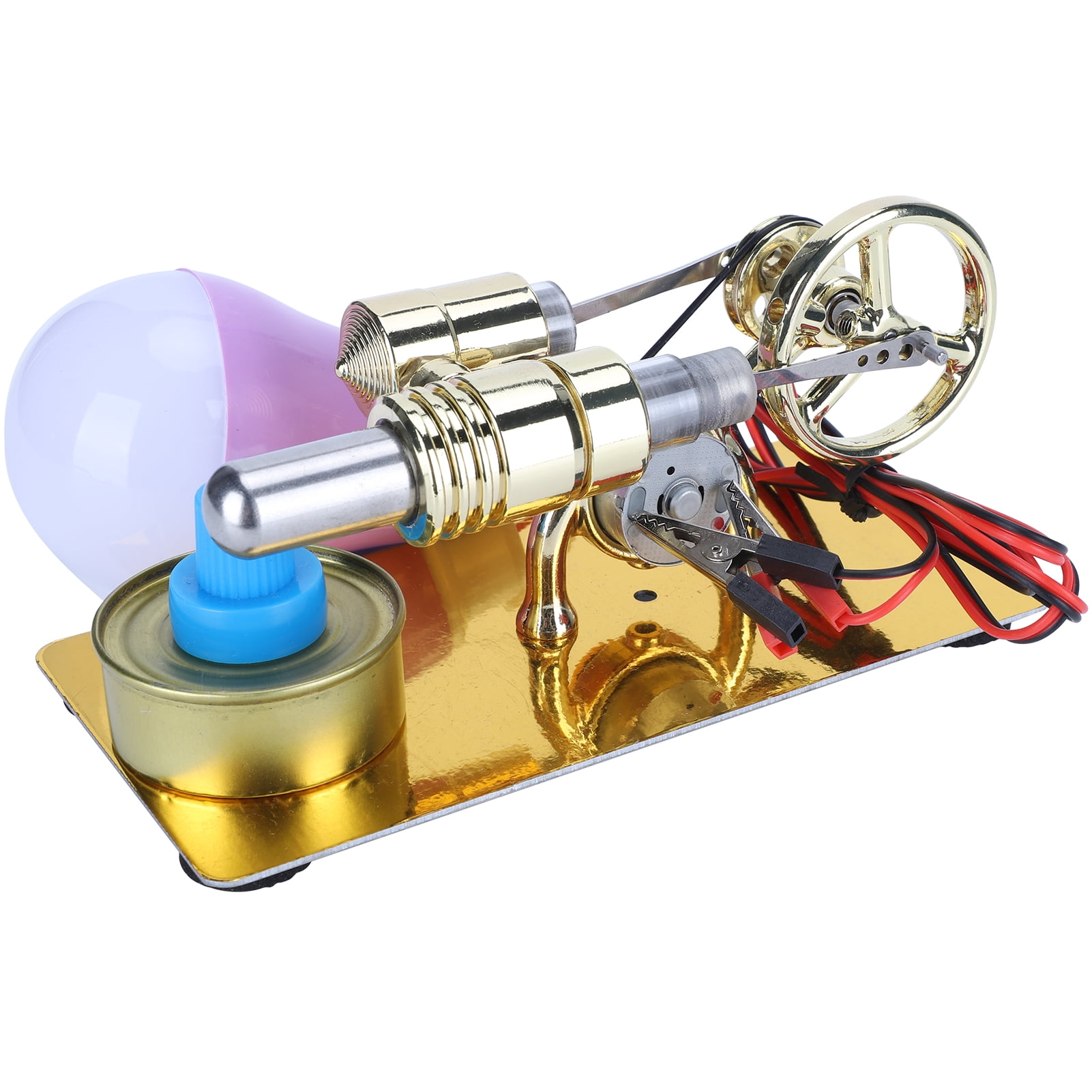 Stirling Engine Model Generator Motor Bulb External Combustion Physics ...