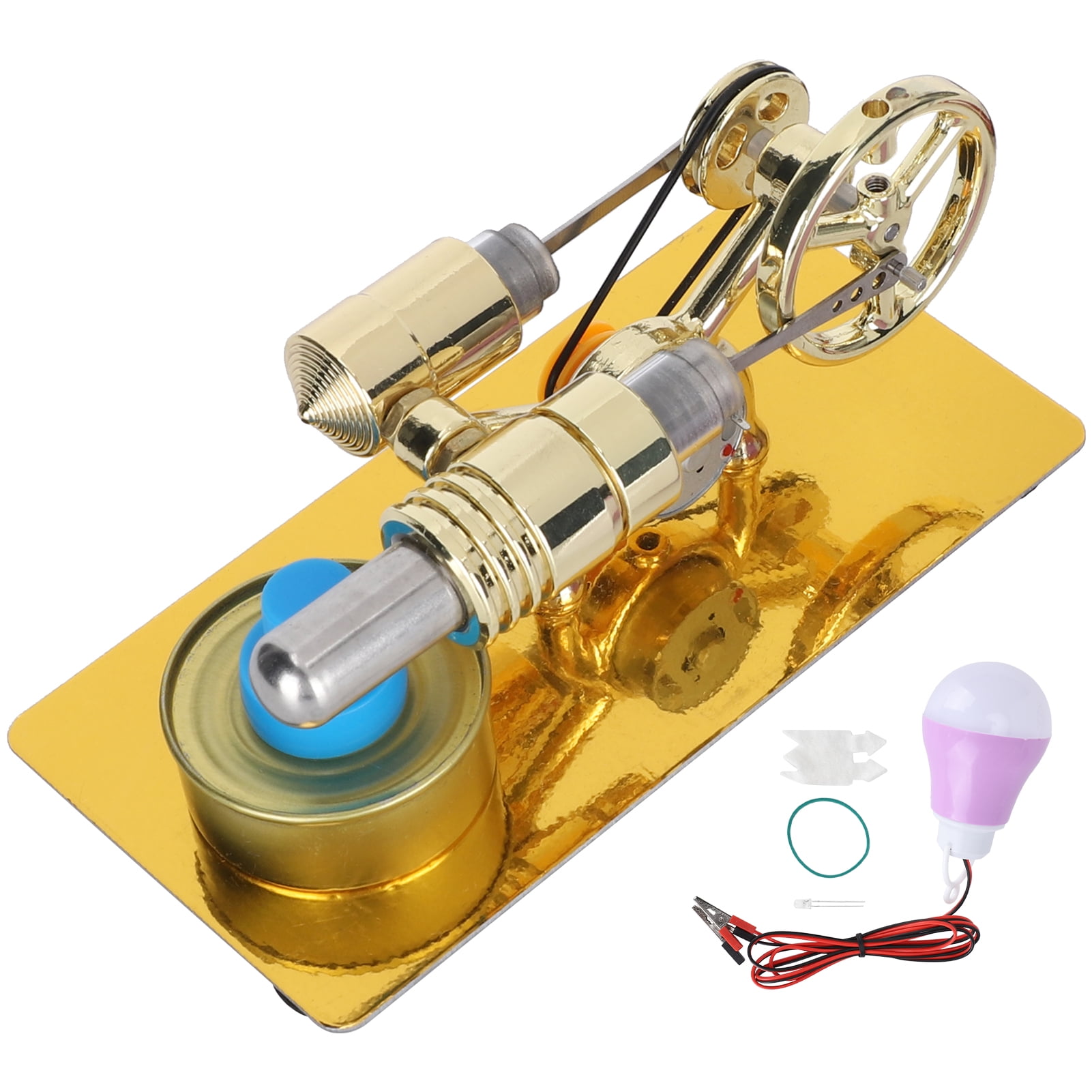 Stirling Engine Model Generator Motor Bulb External Combustion Physics ...