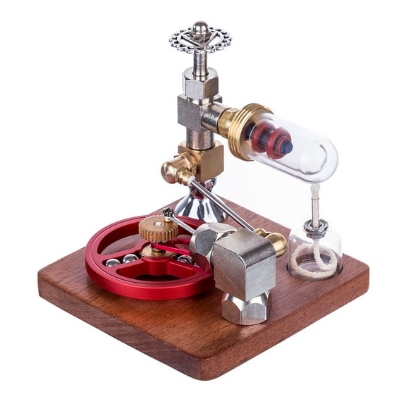 Stirling Engine Model Kit That Works, Adjustable Speed Alcohol Lamp ...