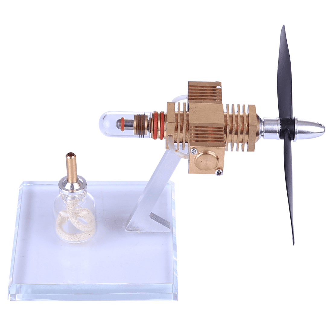 Stirling Engine Model Kits, Alcohol-Powered Aircraft Propeller Stirling ...
