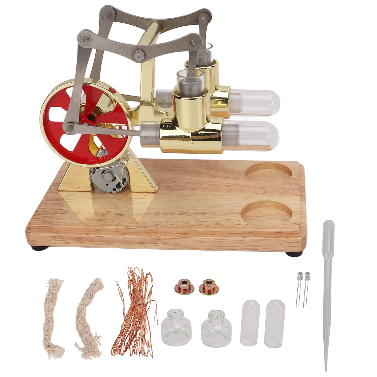 Stirling Engine Model Scientific Physical Model Golden Two Cylinder ...