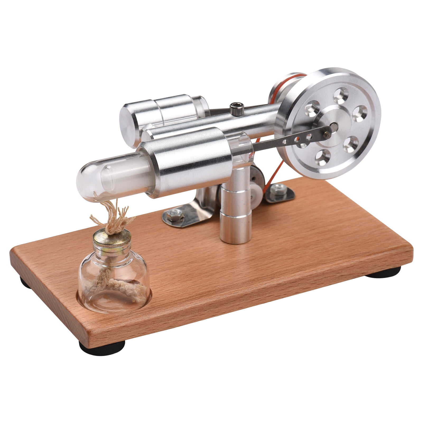 Stirling Motor,With Led Science Diy Education Air Motor Model Office Decor Ll-003-pu Motor Model ...