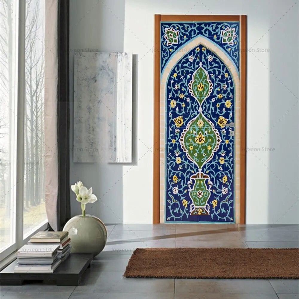 Stirling Style Door Sticker Vinyl PVC Waterproof Door Mural Self ...