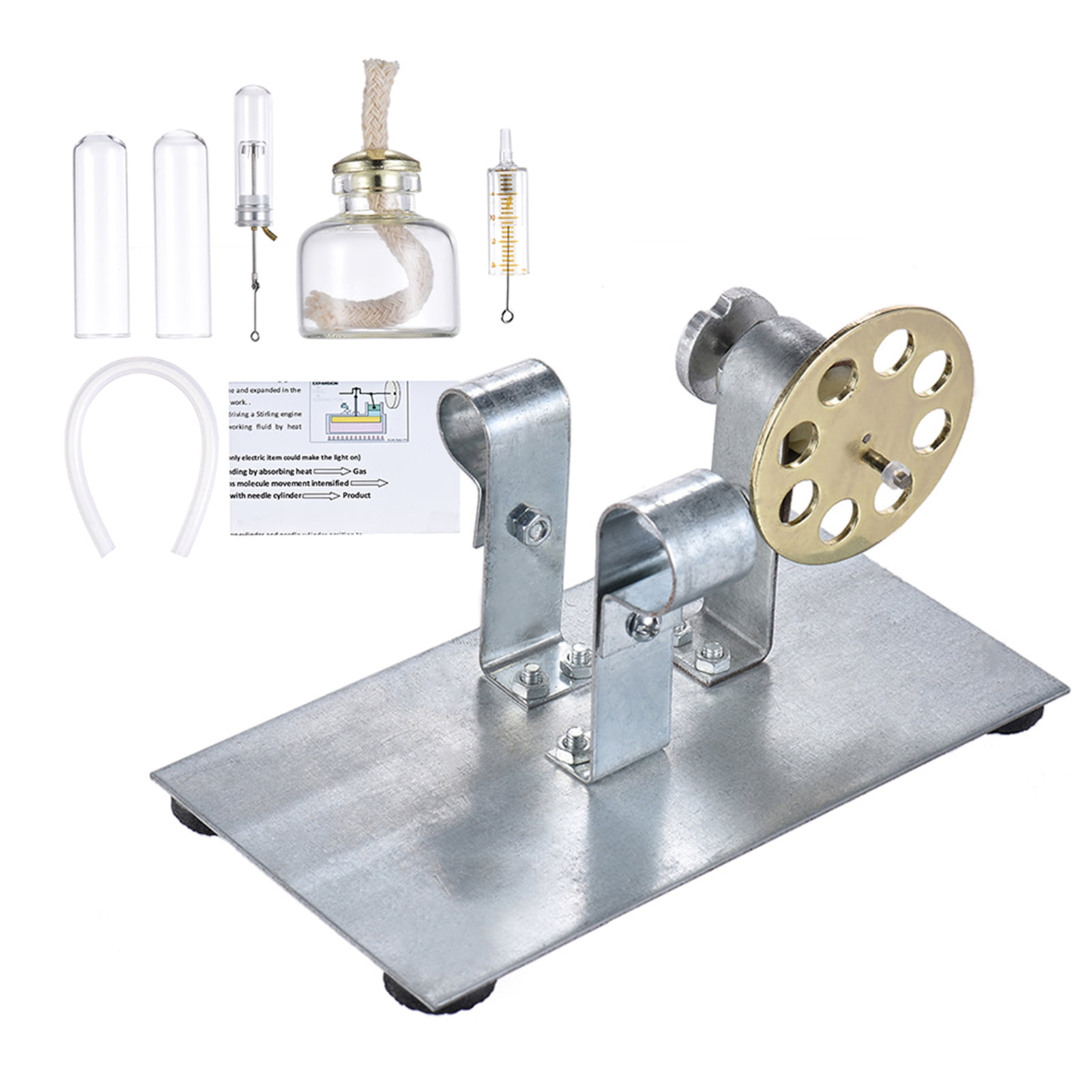 Stirling thermodynamo model, Educational Toy Air Motor Model Motor Model Huiop Kit Air Kit Siuke ...