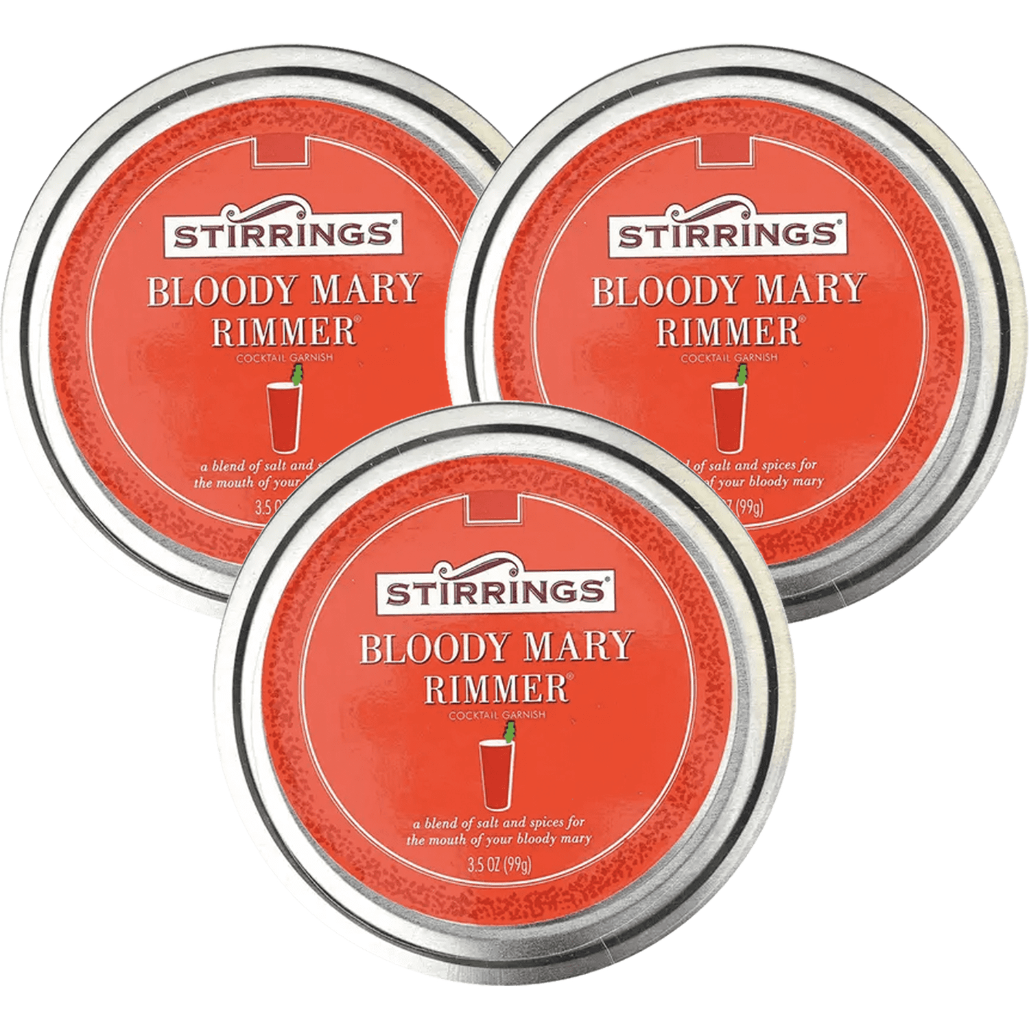 Stirrings 3 Pack Bloody Mary Cocktail Rimmer - Easy to Rim a Glass ...