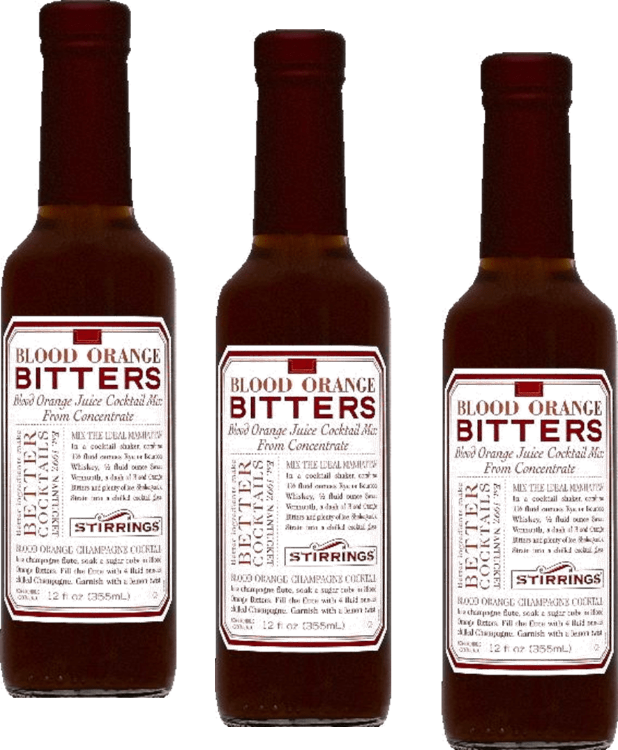 Stirrings Blood Orange Bitters Cocktail Mixer, 3-Pack 12 fl. oz. (355ml ...