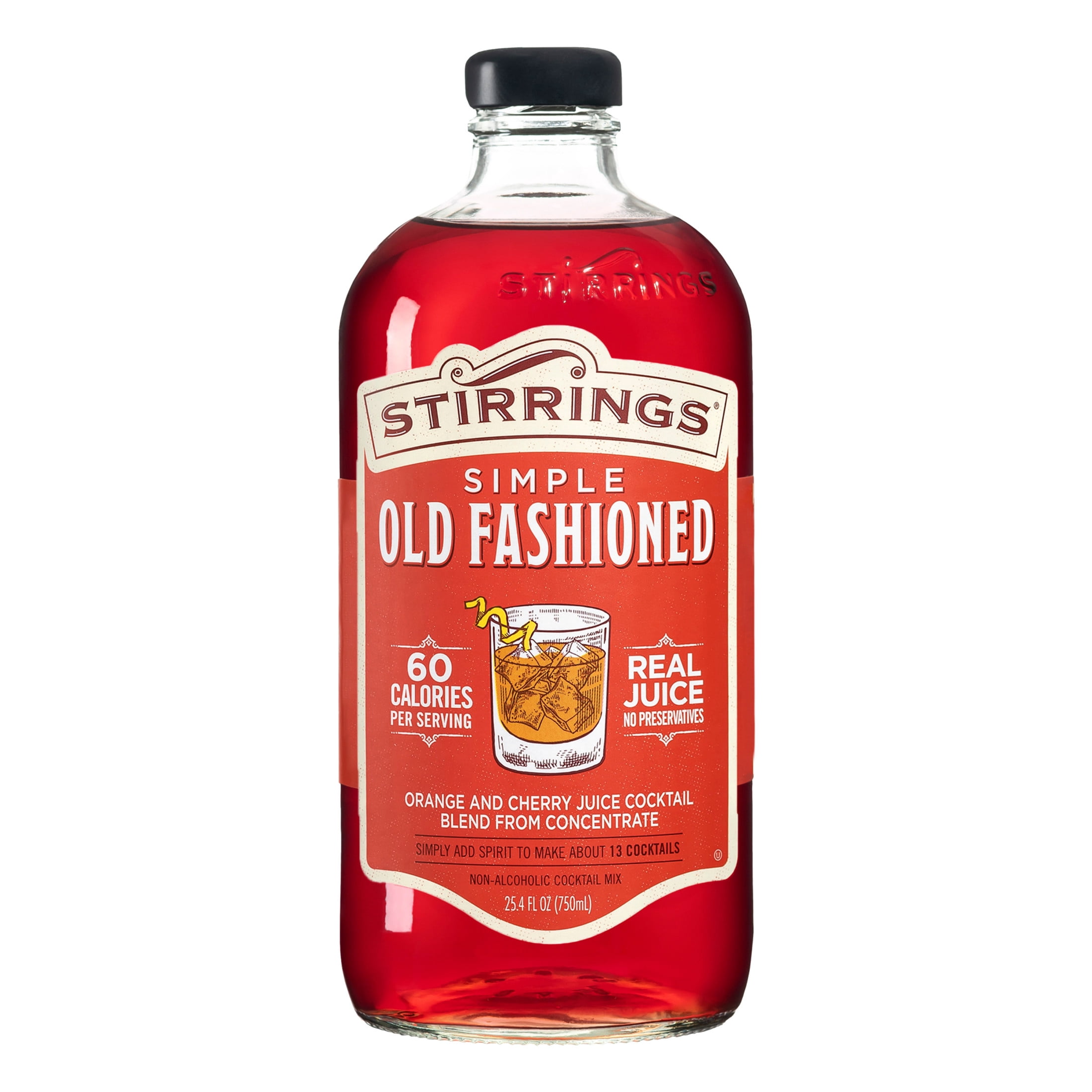 Stirrings Old Fashioned Cocktail Mixer, 750ml - Walmart.com