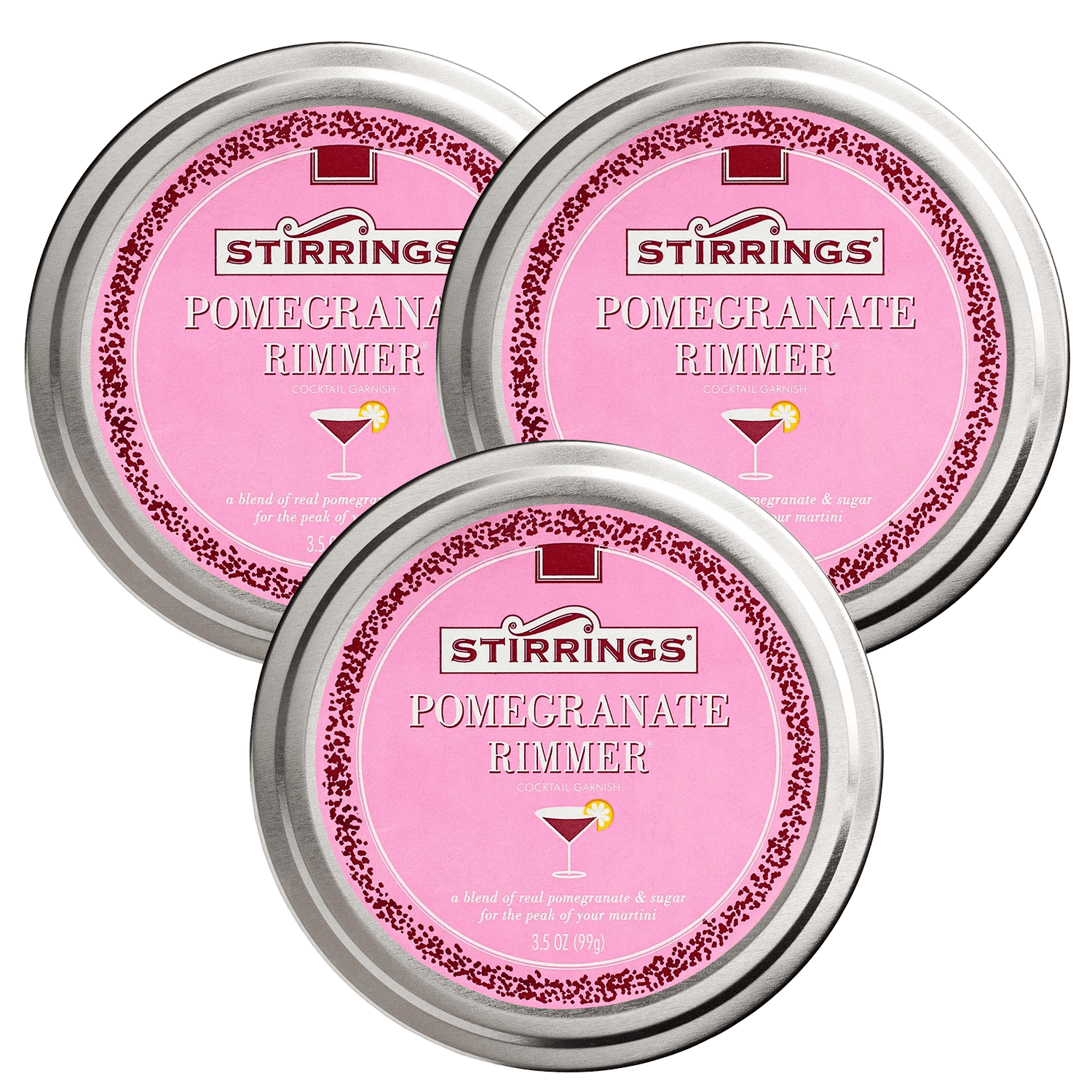 Stirrings Pomegranate Cocktail Rimmer - Easy to Rim a Glass - Specialty ...