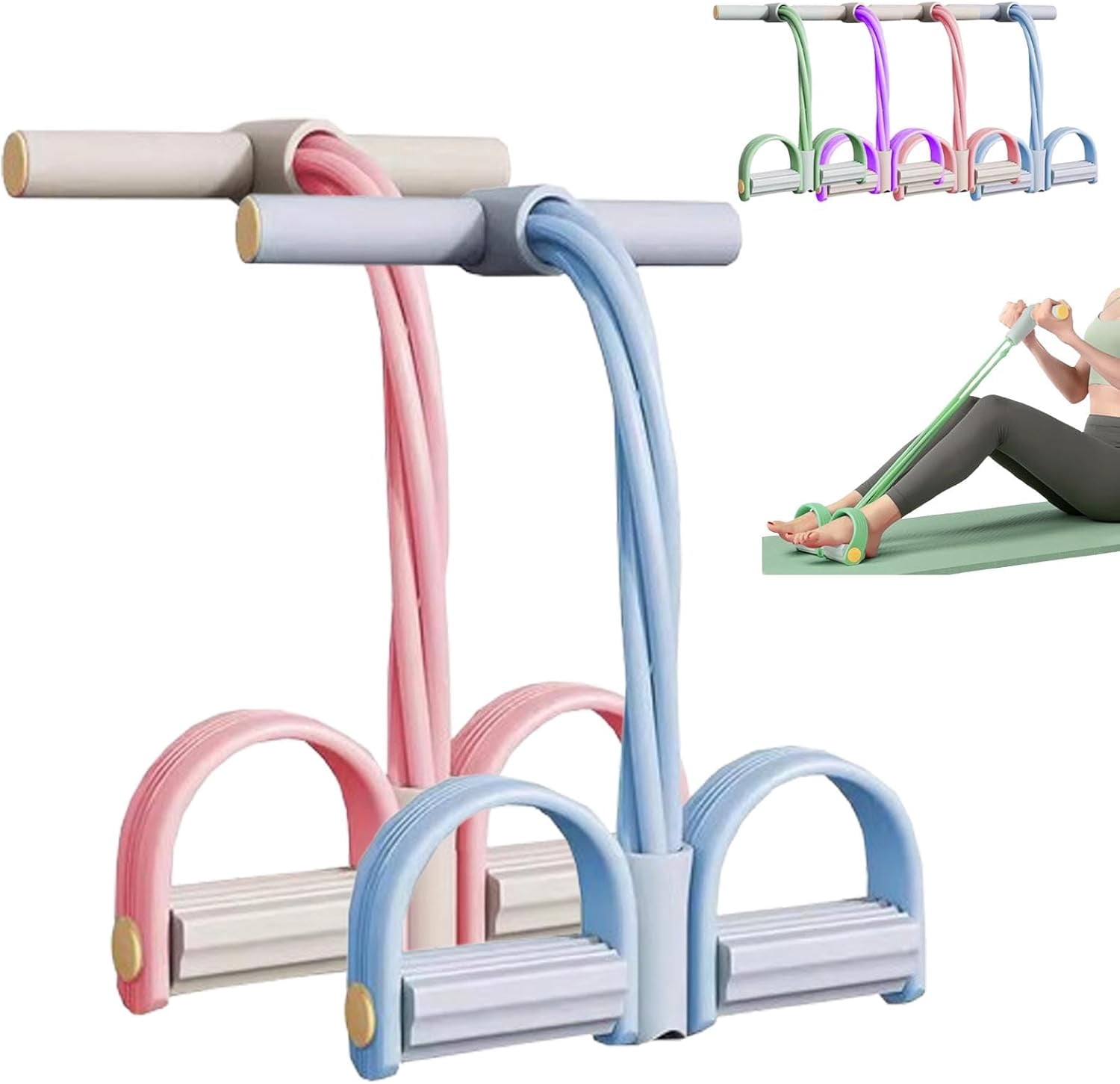 Stirrup Puller, 4-Tube Pedal Ankle Puller, Stirrup Puller for Exercise ...