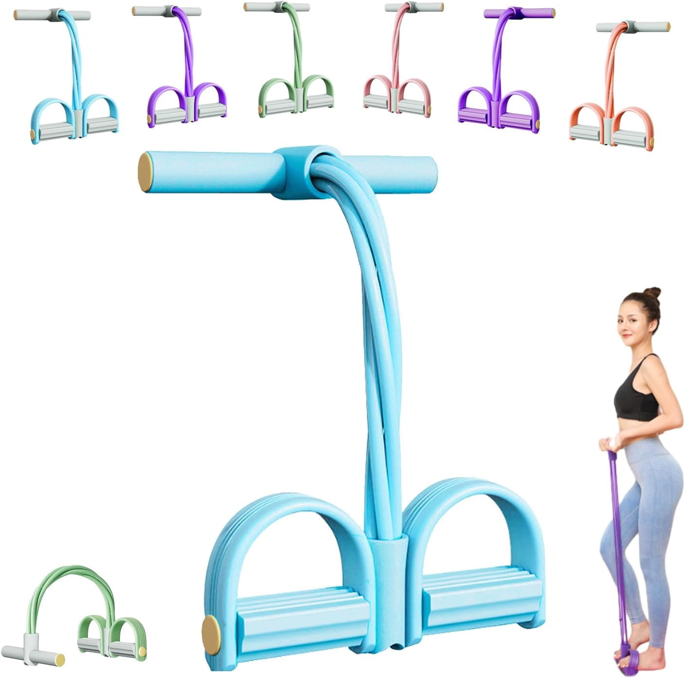Stirrup Puller for Exercise, 2025 Upgraded Stretching Belt, Latex Pull ...