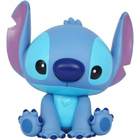 "Disney Lilo & Stitch 10"" Molded PVC Plastic Figure Coin Bank - Stitch ...