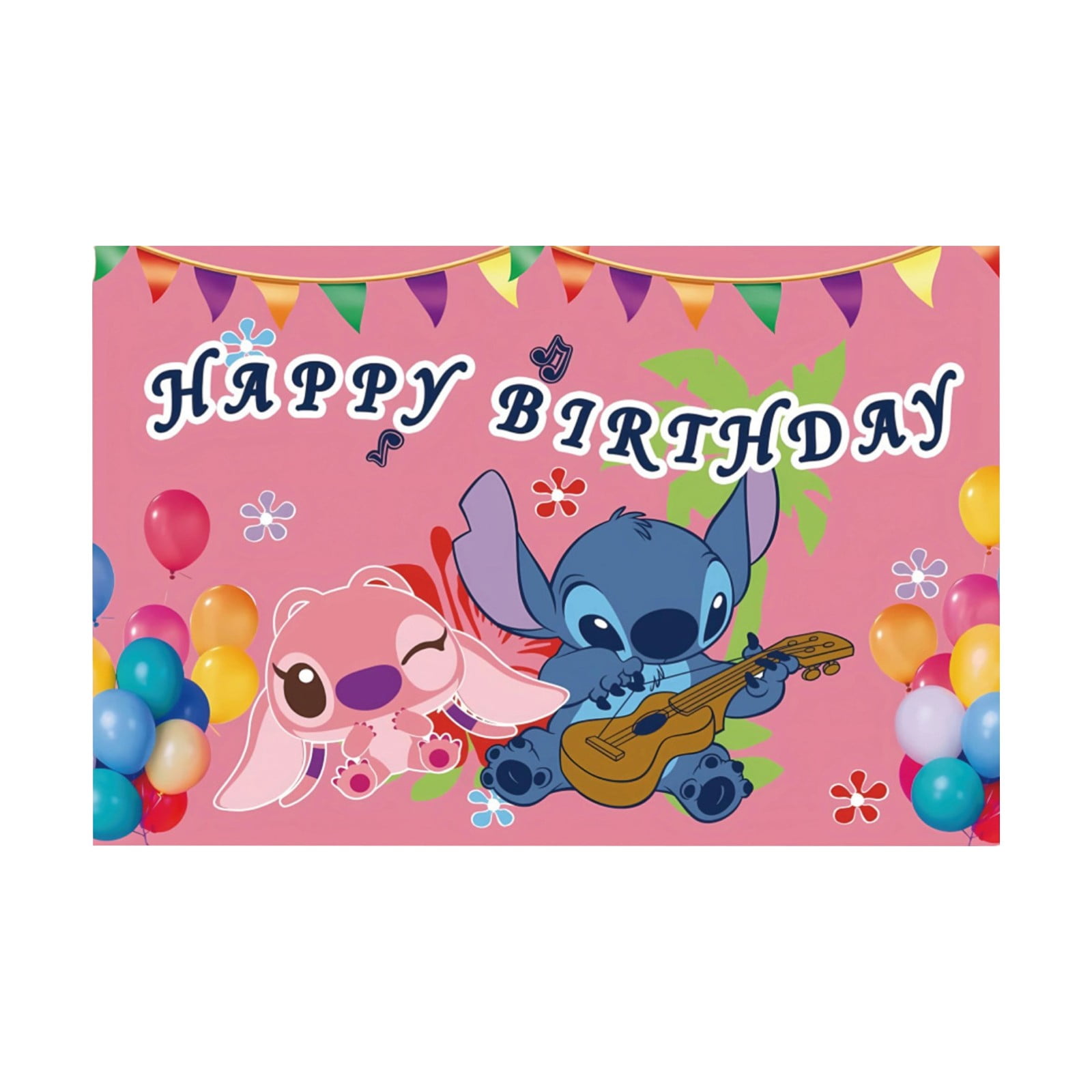 Stitch 150cm Backdrop 100*150cm 1PC Photography Background Happy Birthday Backdrop 2025 Party ...