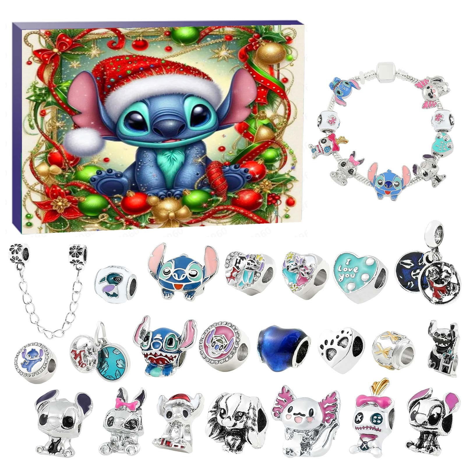Stitch 2024 Advent Calendar Surprise Toys Christmas Countdown Calendar ...