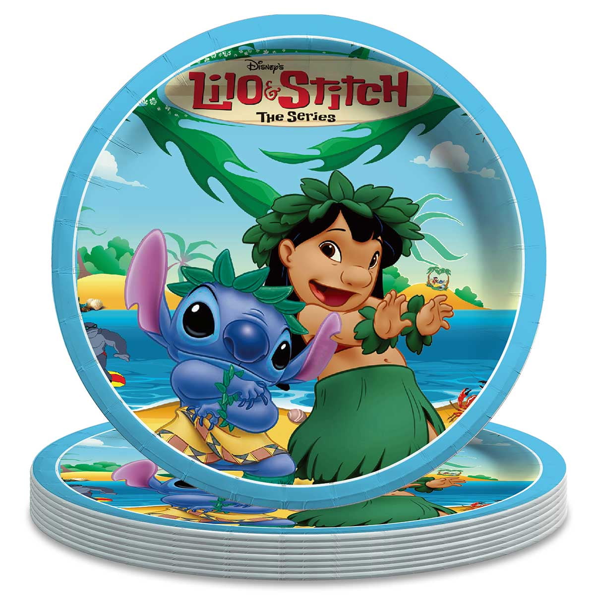 Stitch 2025 movie Birthday Decorations Plates Party Supplies Tableware ...
