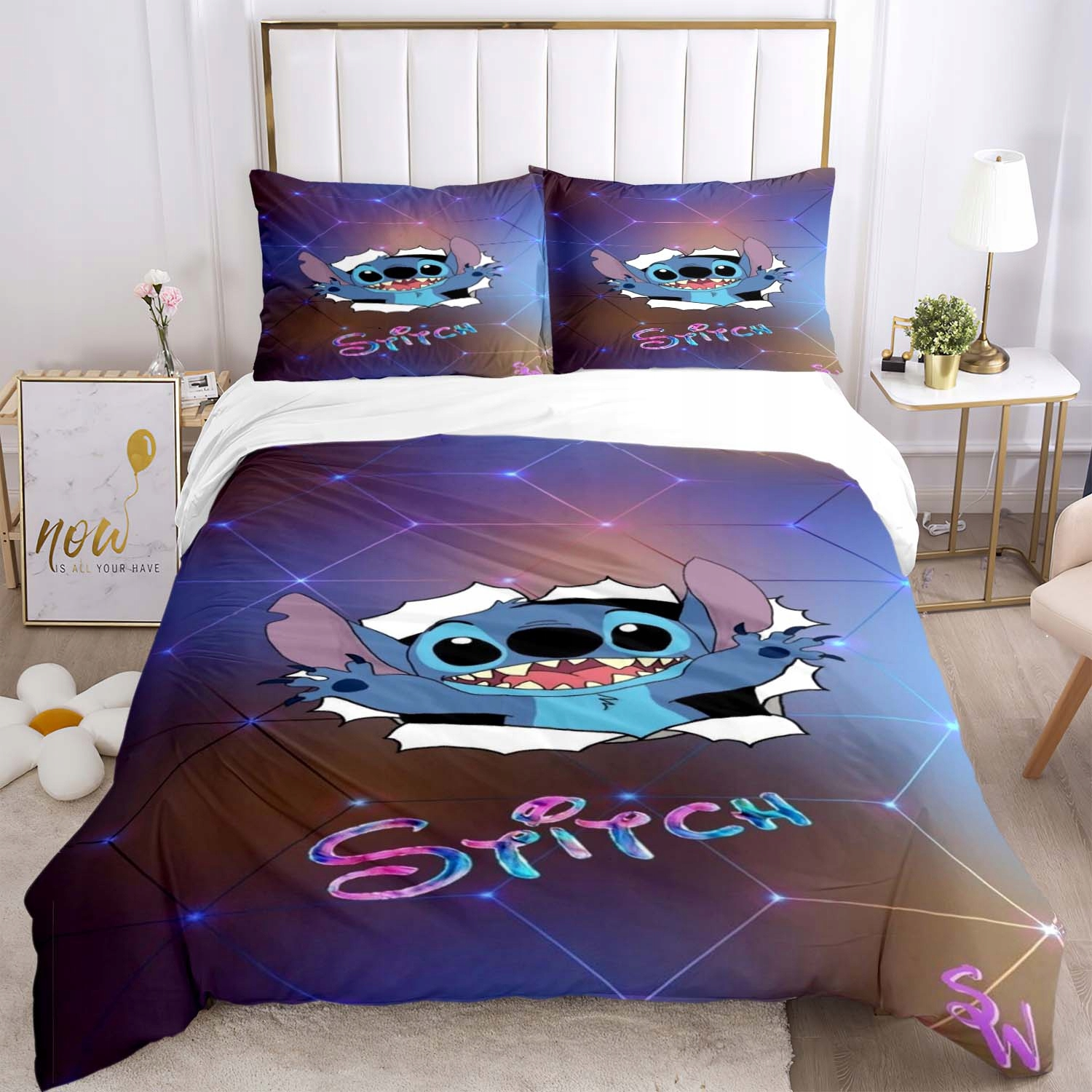 Stitch 3-Piece 1 Quilt Cover One Piece Bedding Set Comforte Exquisite ...
