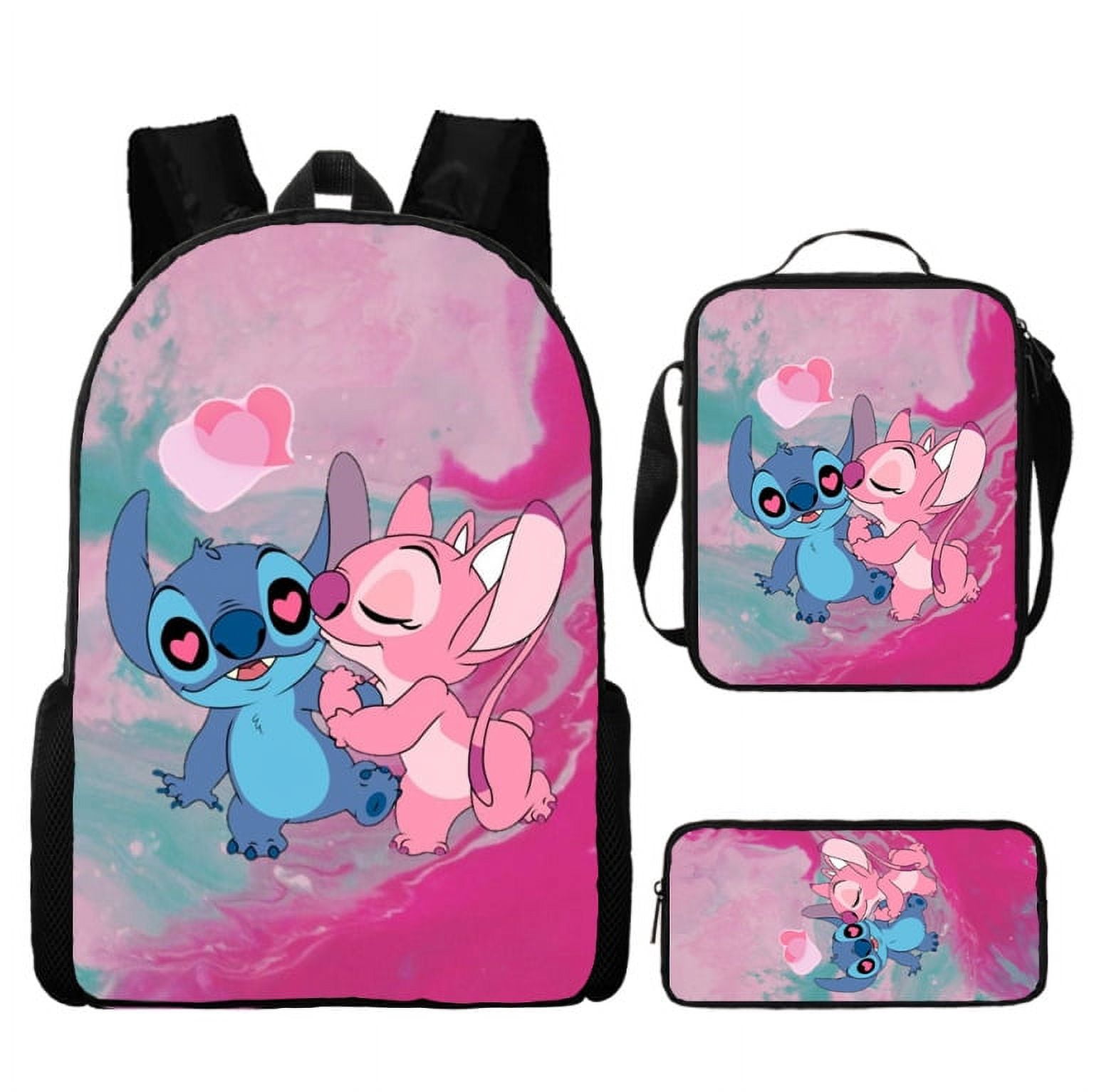 Stitch 3-Piece 16" Premium Backpack Lunch bags and pencil cases ...
