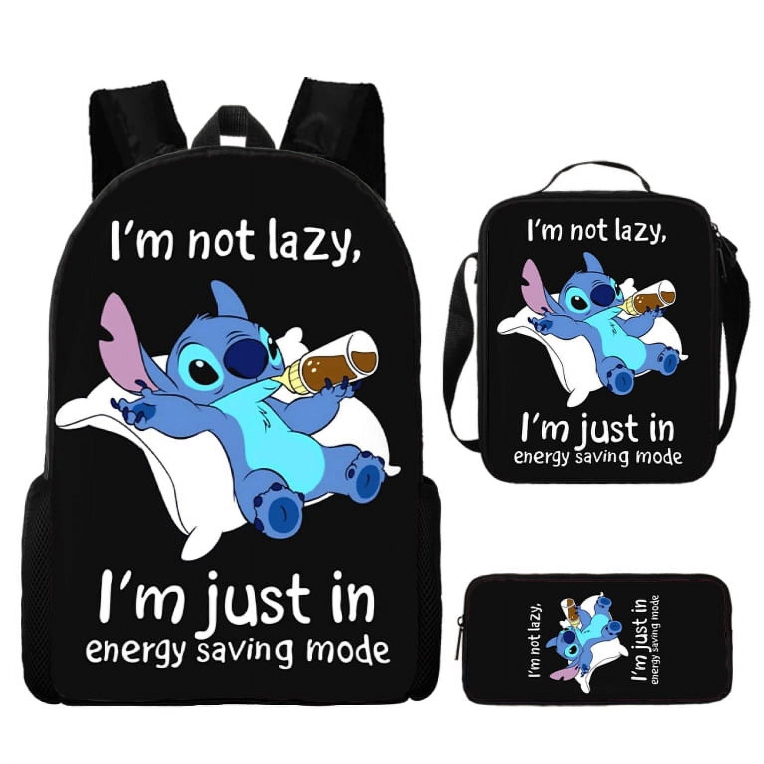 Stitch 3-Piece 16" Premium Backpack Lunch bags and pencil cases ...