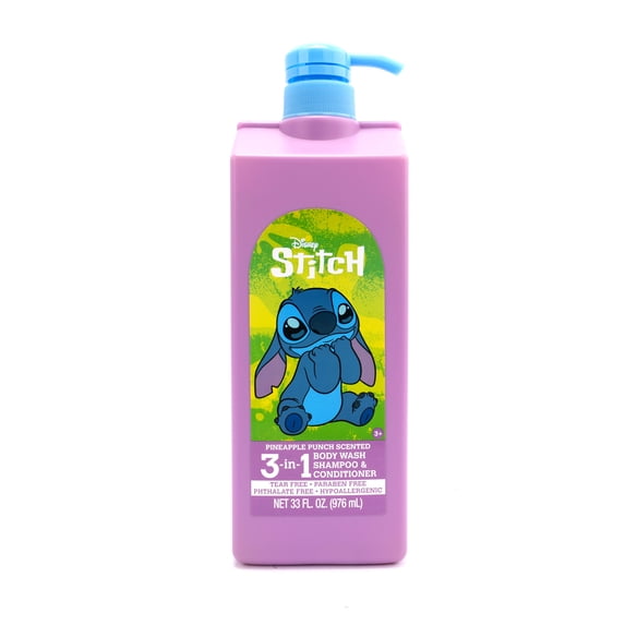 Stitch 3-in-1 Wash Conditioner and Body Wash 33oz Gentle Cleansing for ...