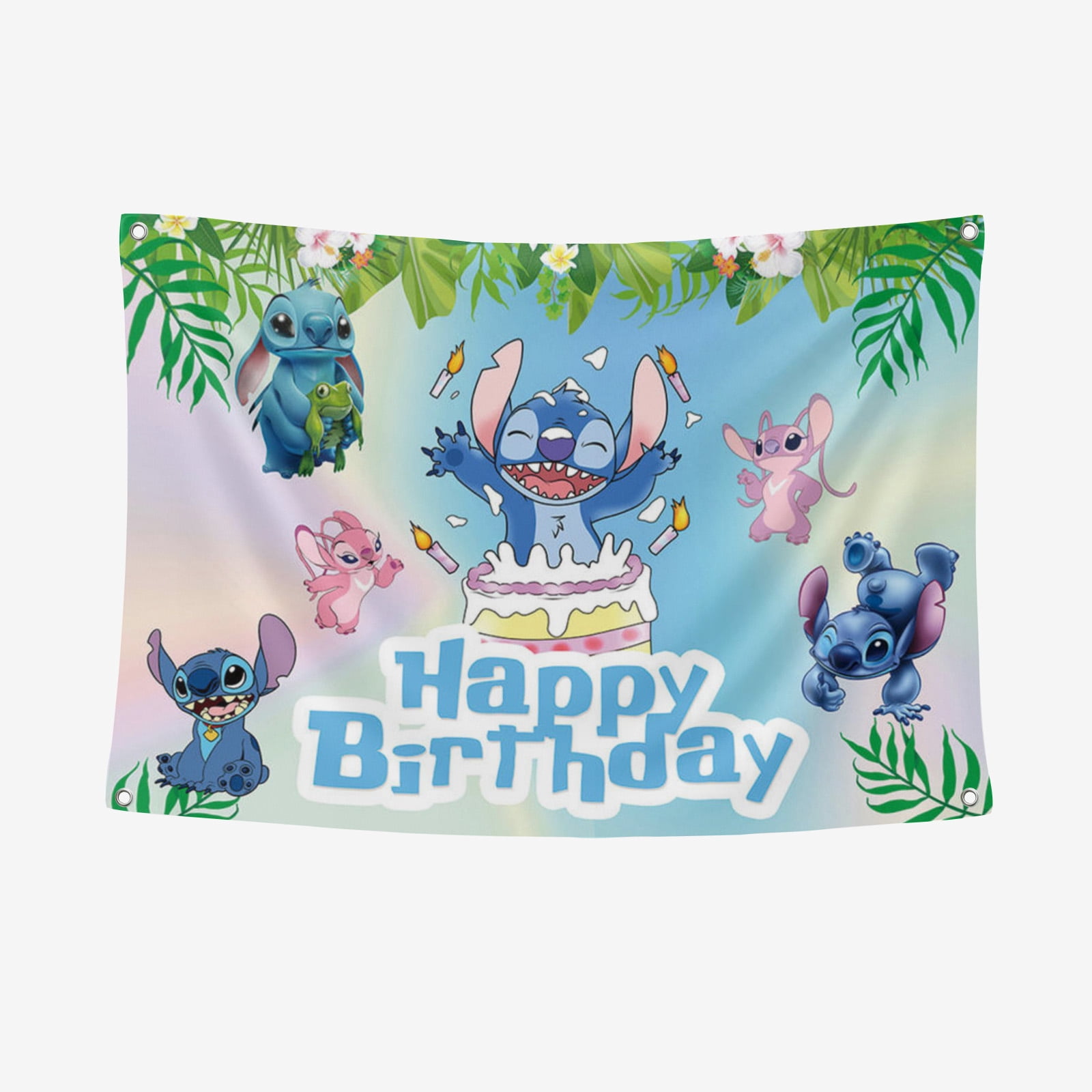 Stitch 31.5*47.2IN/80*120CM Banner Background Backdrop - Walmart.com