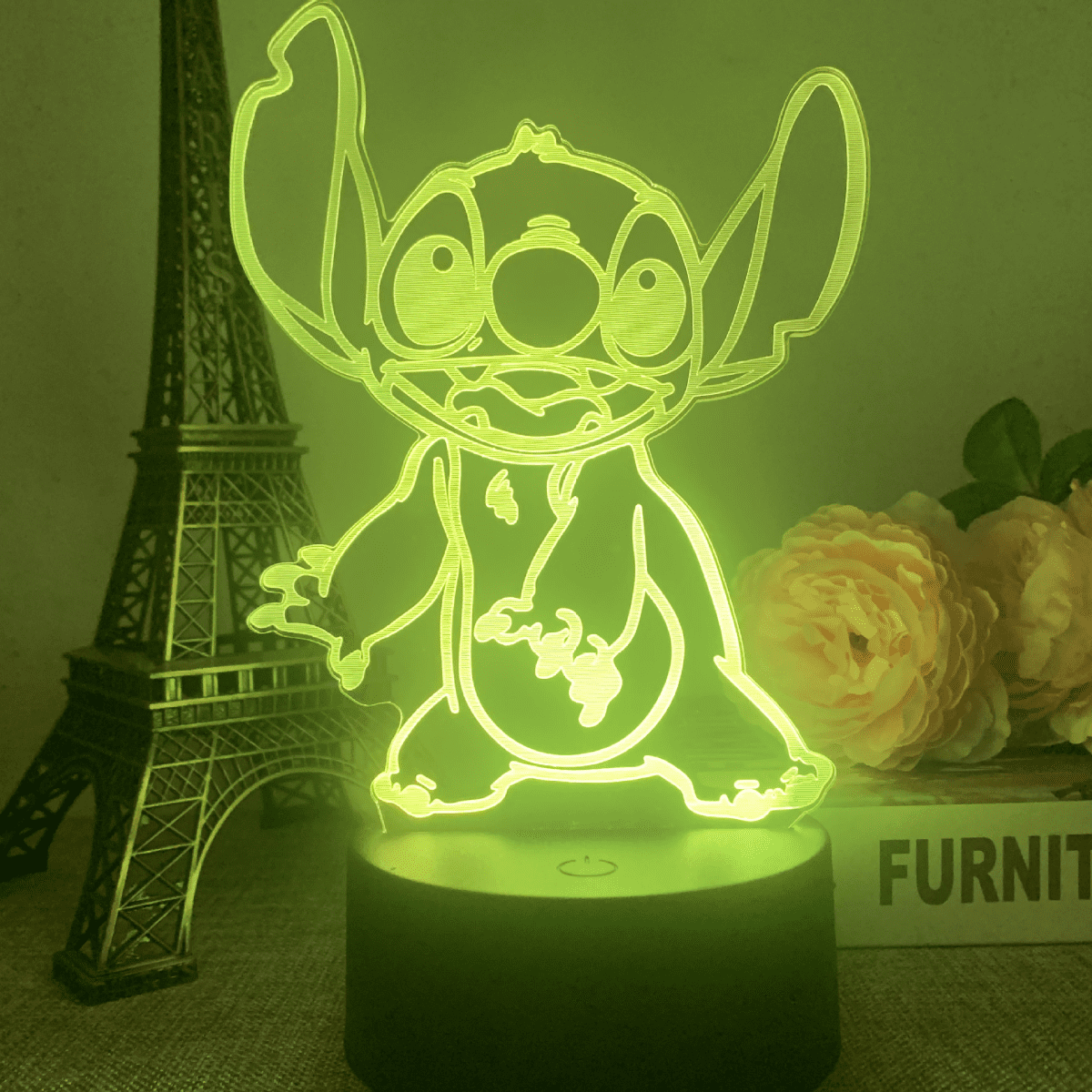 Stitch 3D Cute Night Lamp, Stitch Gifts, Stitch Decorative Desktop ...