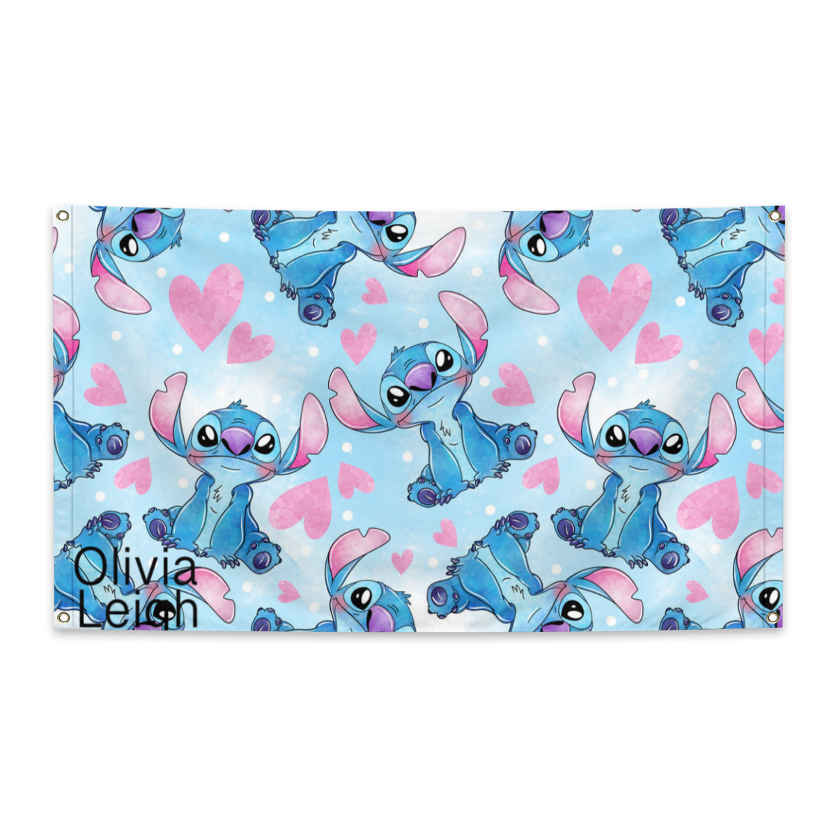 Stitch 3x5 ft Face Flag - Vivid Color and Fade proof - Canvas Header ...