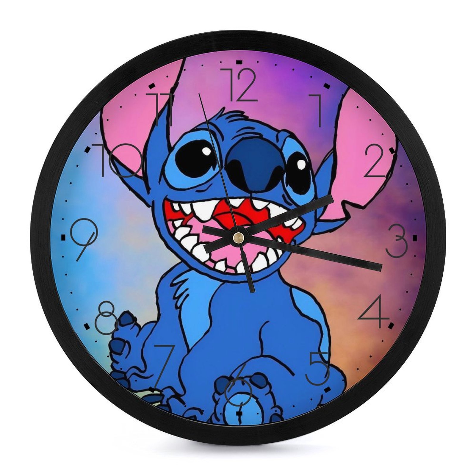 Stitch (68) Round wall clocks battery operated decorative - Walmart.com