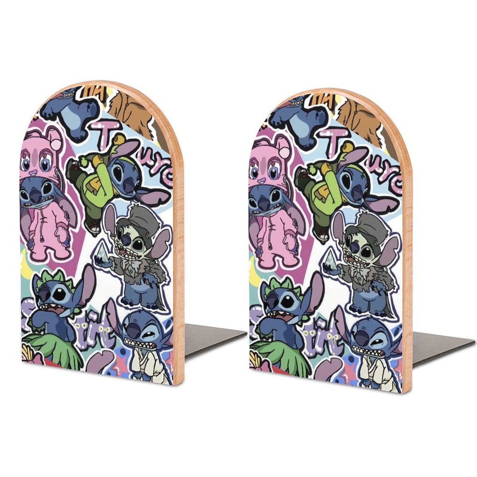 Stitch (7) kids bookends for shelves - Walmart.com