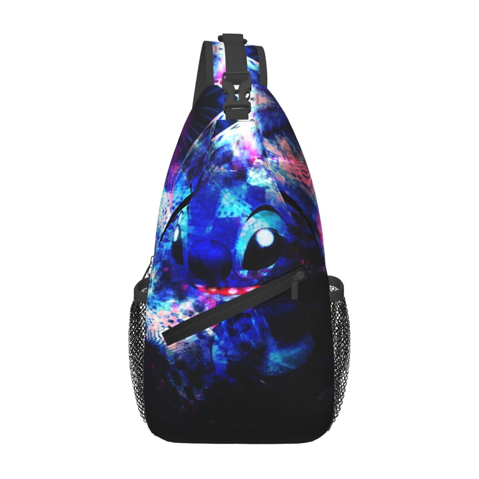 Stitch Adjustable Sling Bag Cartoon Sling Backpack Crossbody Chest Bag ...
