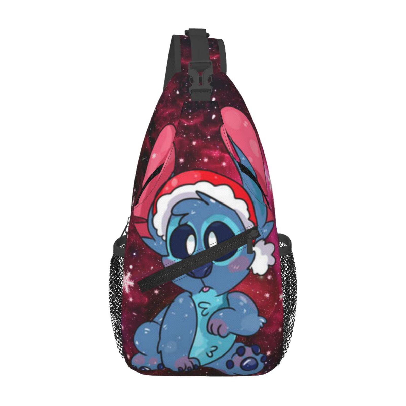 Stitch Adjustable Sling Bag Cartoon Sling Backpack Crossbody Chest Bag ...