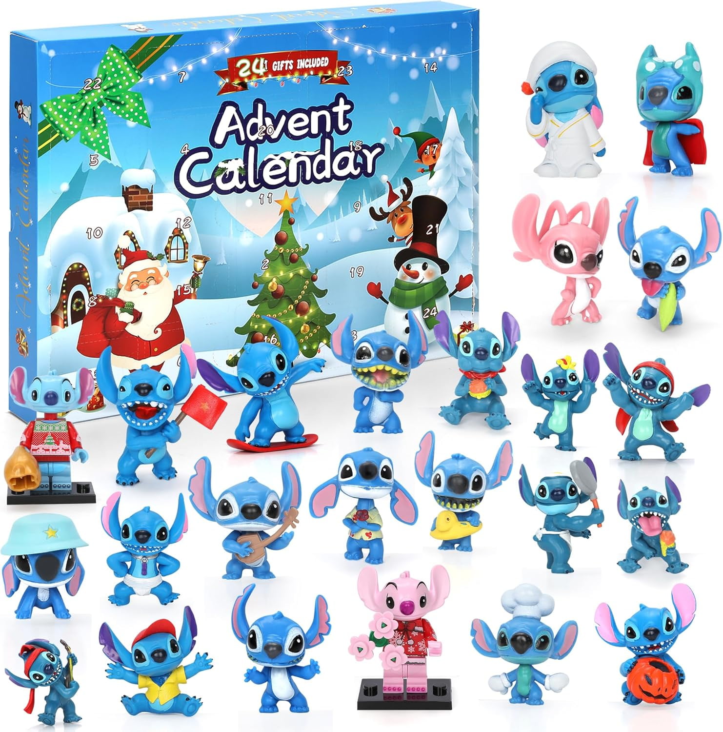 Stitch Advent Calendar 2024 Kids Toddlers- 24-Day Countdown Calendars ...