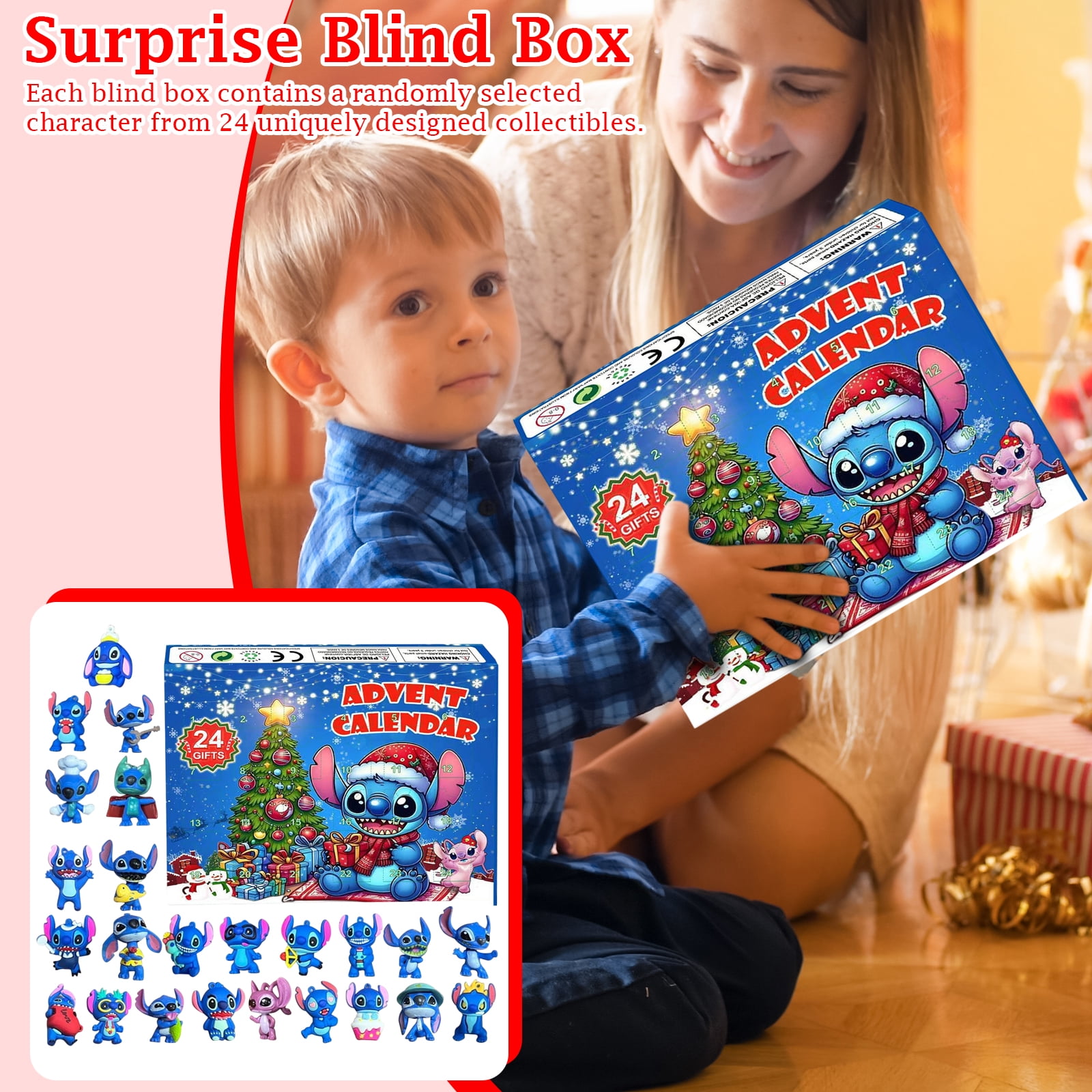 Stitch Advent Calendar 2025 for Girls Christmas Gifts for Women ...