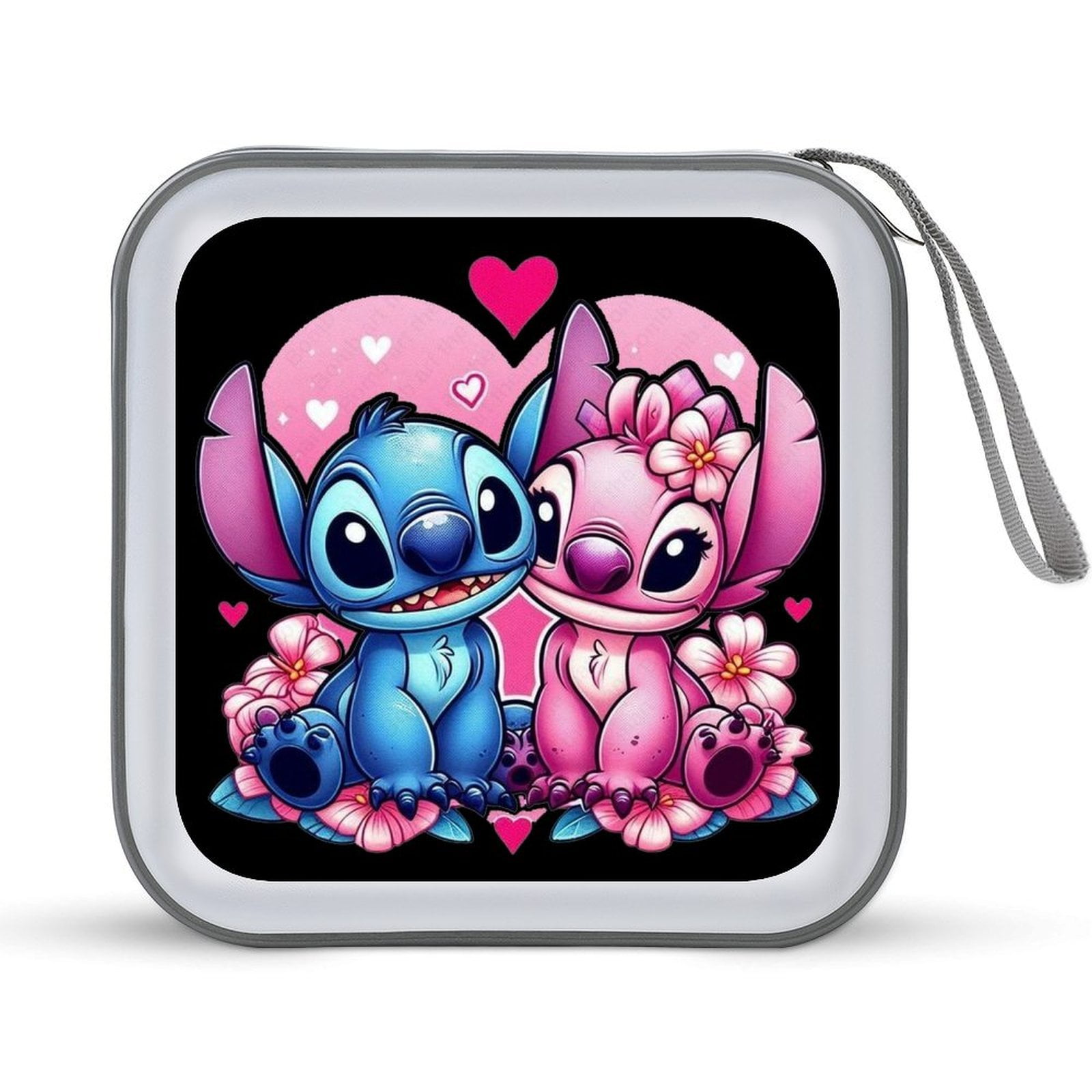 Stitch And Angel 40 Capacity CD Cases, Large DVD/VCD Storage Box ...