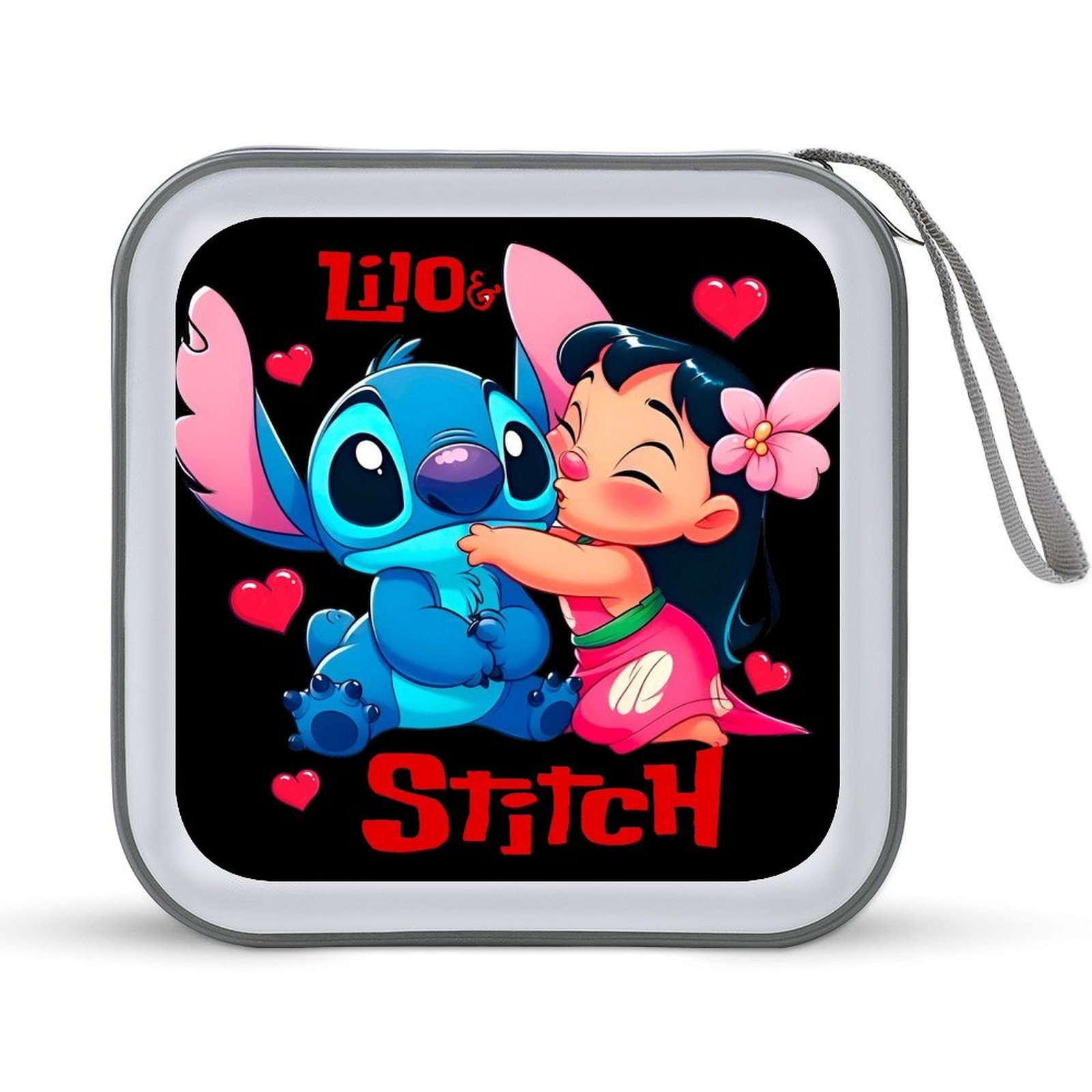 Stitch And Angel 40 Capacity CD Cases, Large DVD/VCD Storage Box ...