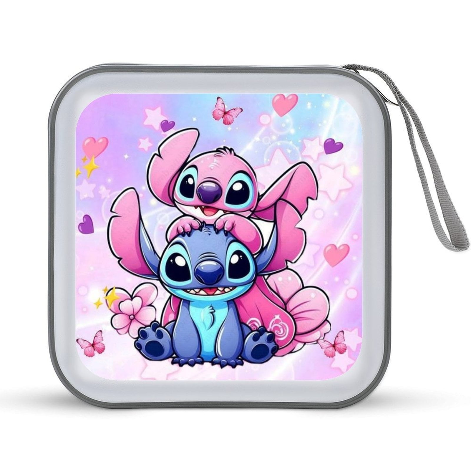 Stitch And Angel 40 Capacity CD Cases, Large DVD/VCD Storage Box ...