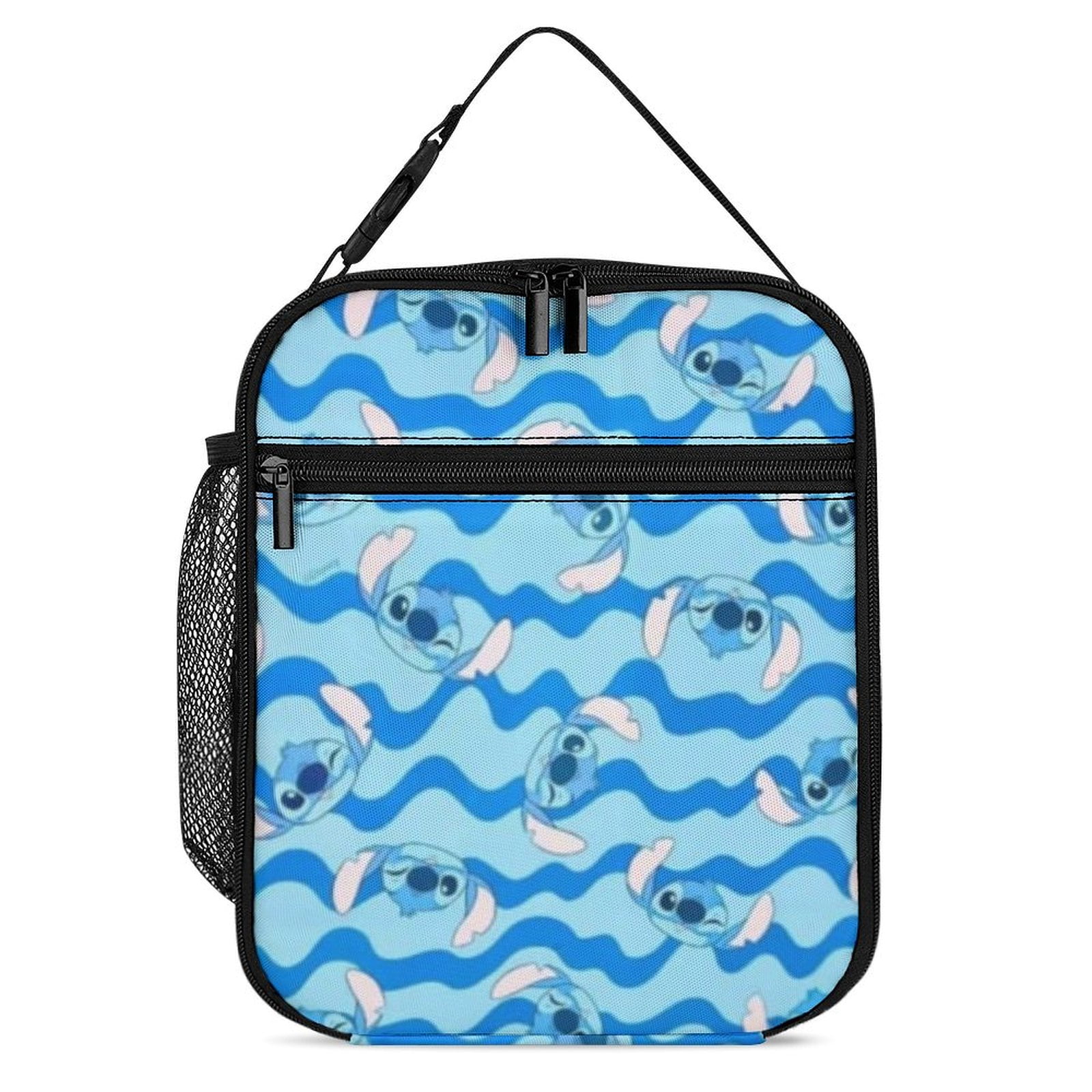 Stitch And Angel Hawaiian Insulated Lunch Boxes for Women Man, Portable ...