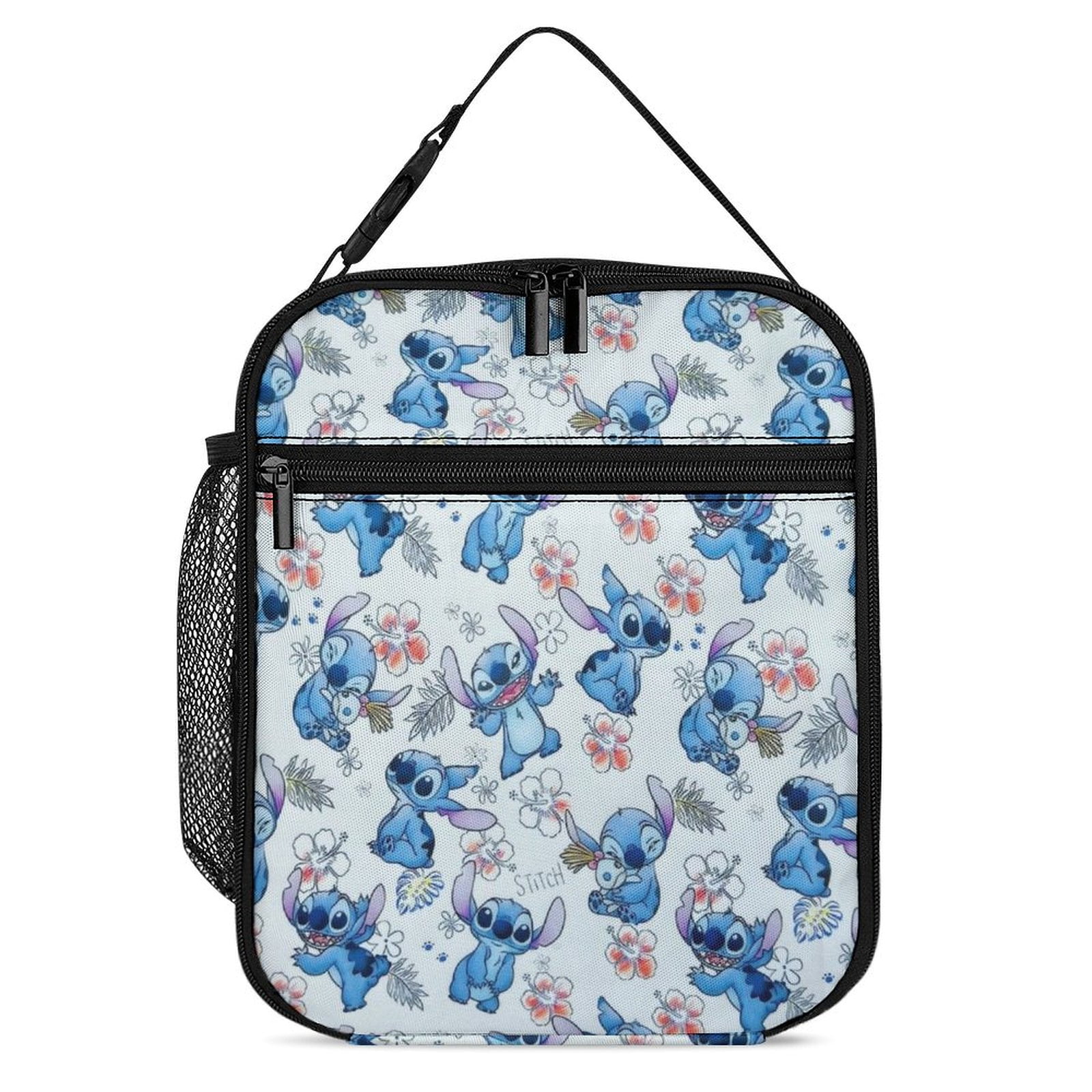 Stitch And Angel Hawaiian Insulated Lunch Boxes for Women Man, Portable ...
