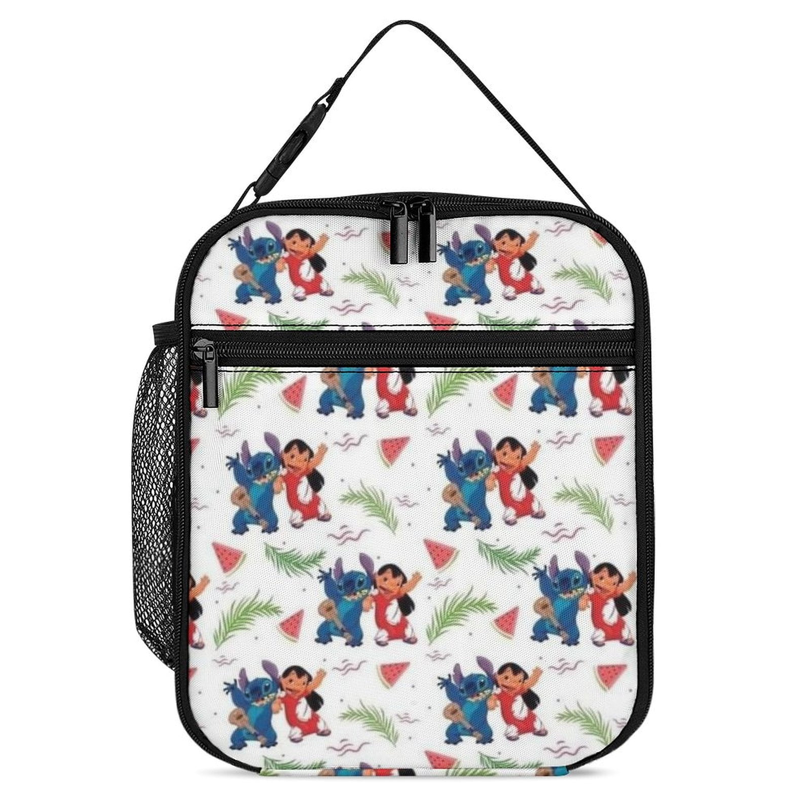 Stitch And Angel Hawaiian Insulated Lunch Boxes for Women Man, Portable ...