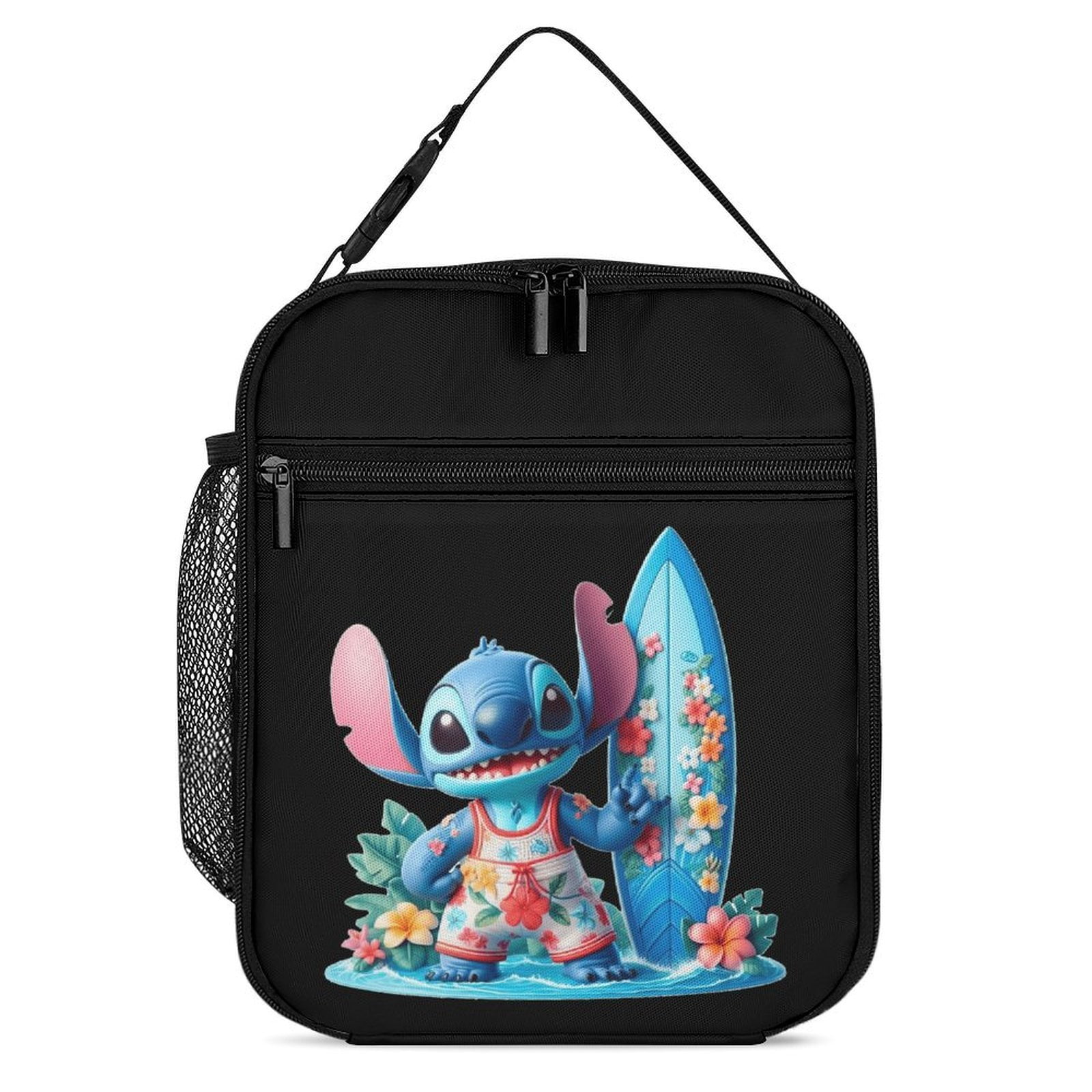 Stitch And Angel Surfing Insulated Lunch Boxes for Women Man, Portable ...